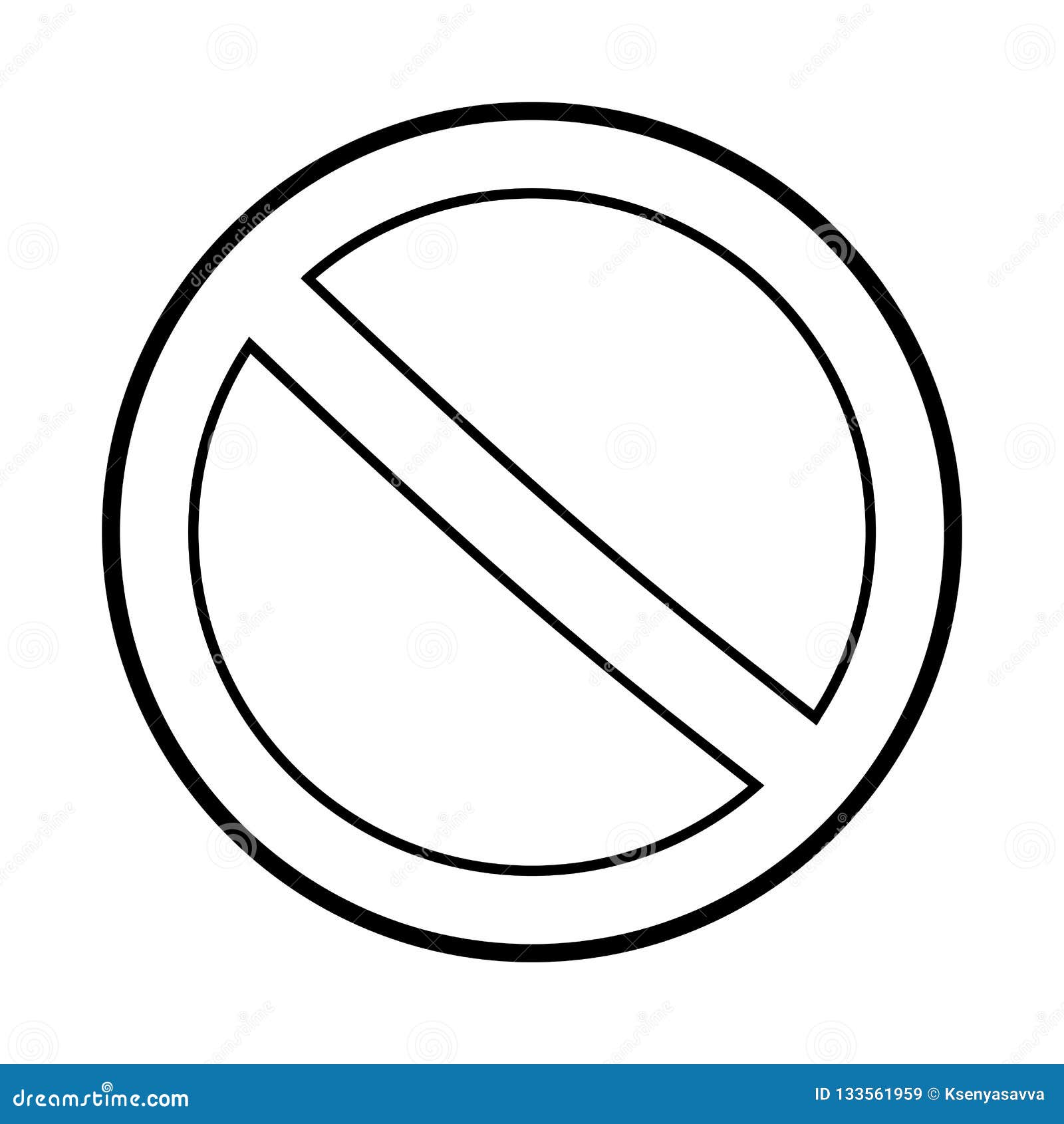 Libro Da Colorare, Segnale Stradale Illustrazione Vettoriale ...