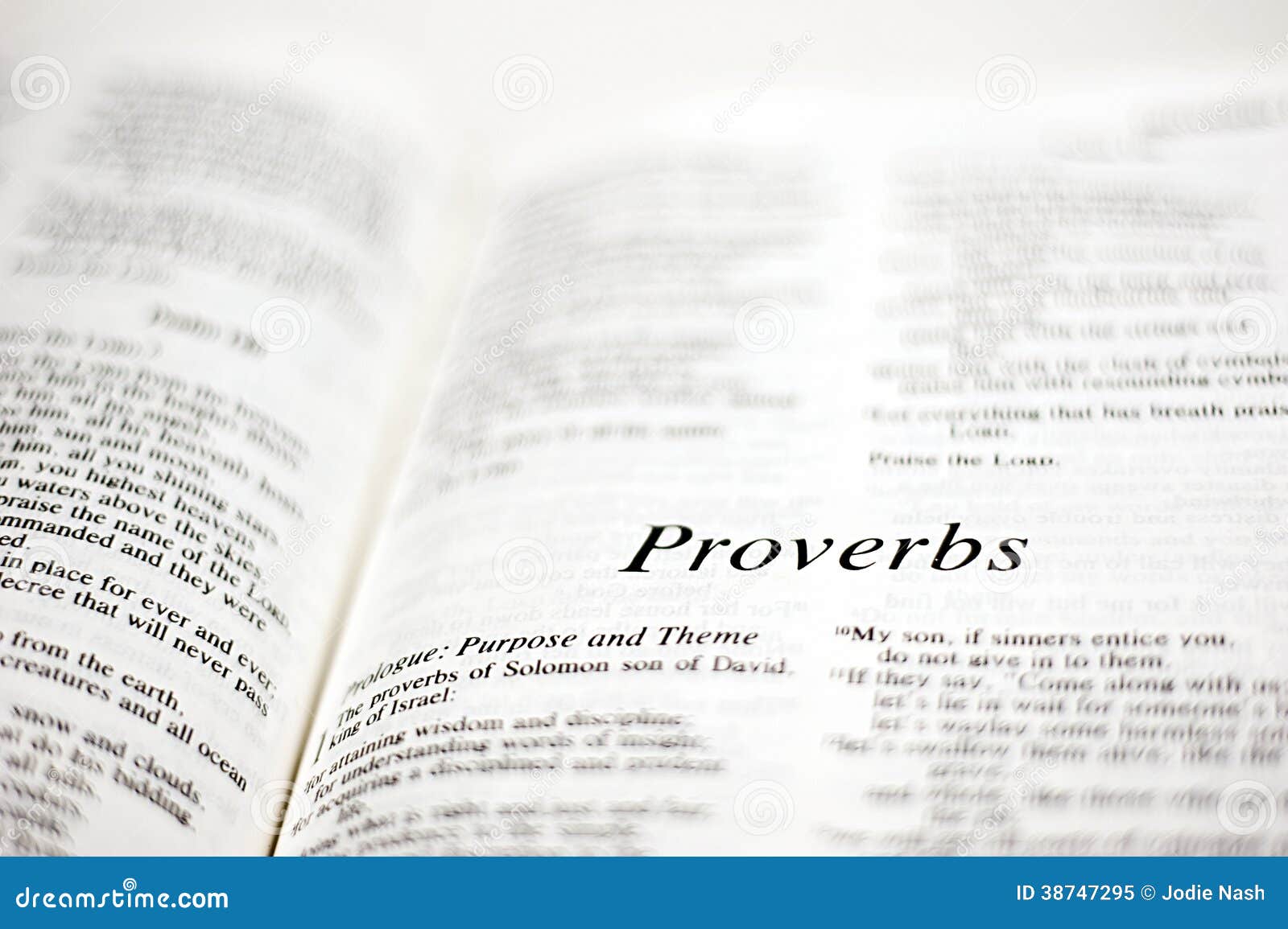 Libro de proverbios imagen de archivo. Imagen de autoridad - 38747295