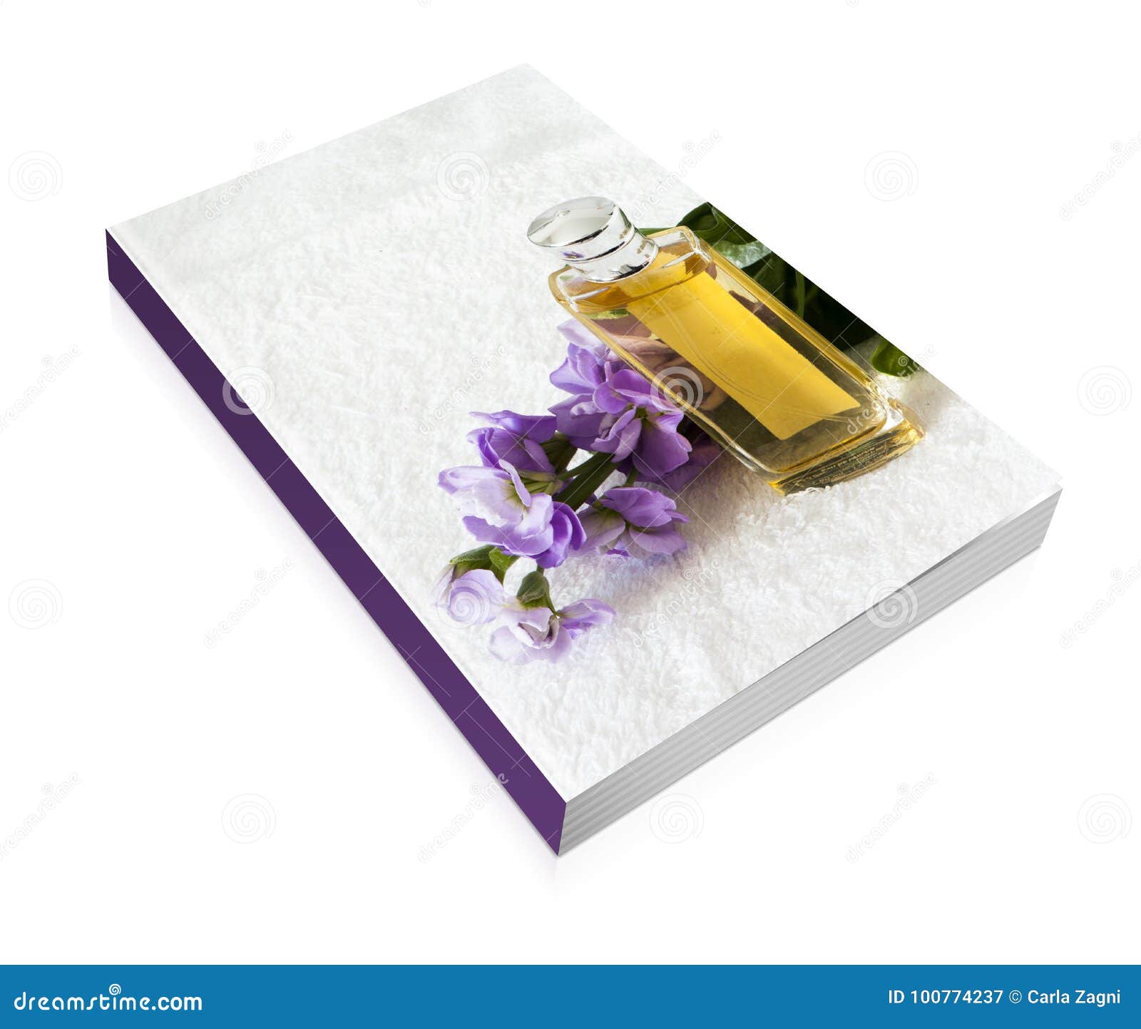 Libro Di Una Boccetta Del Profumo Immagine Stock - Immagine di vetro ...