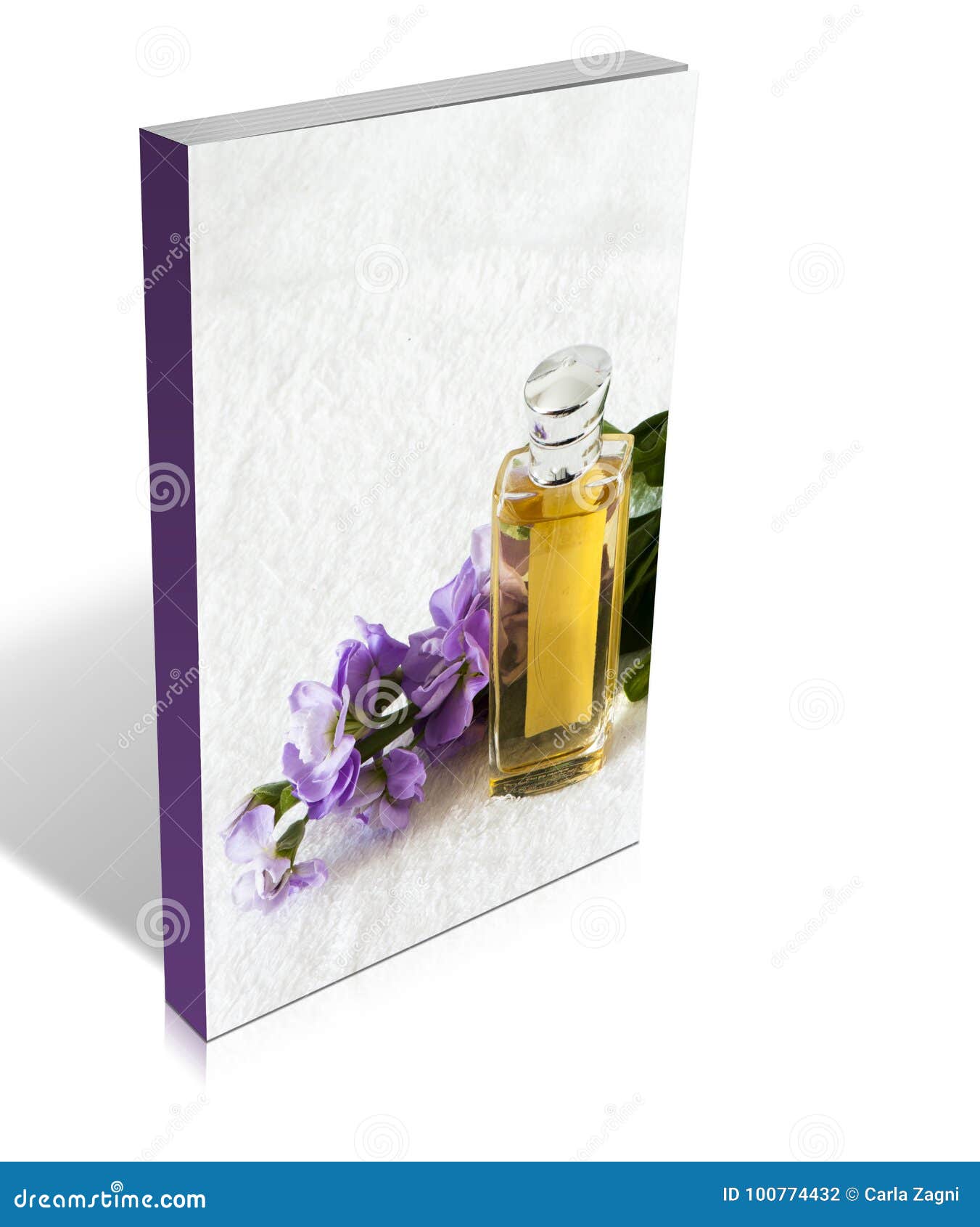 Libro Di Una Boccetta Del Profumo Fotografia Stock - Immagine di cura ...