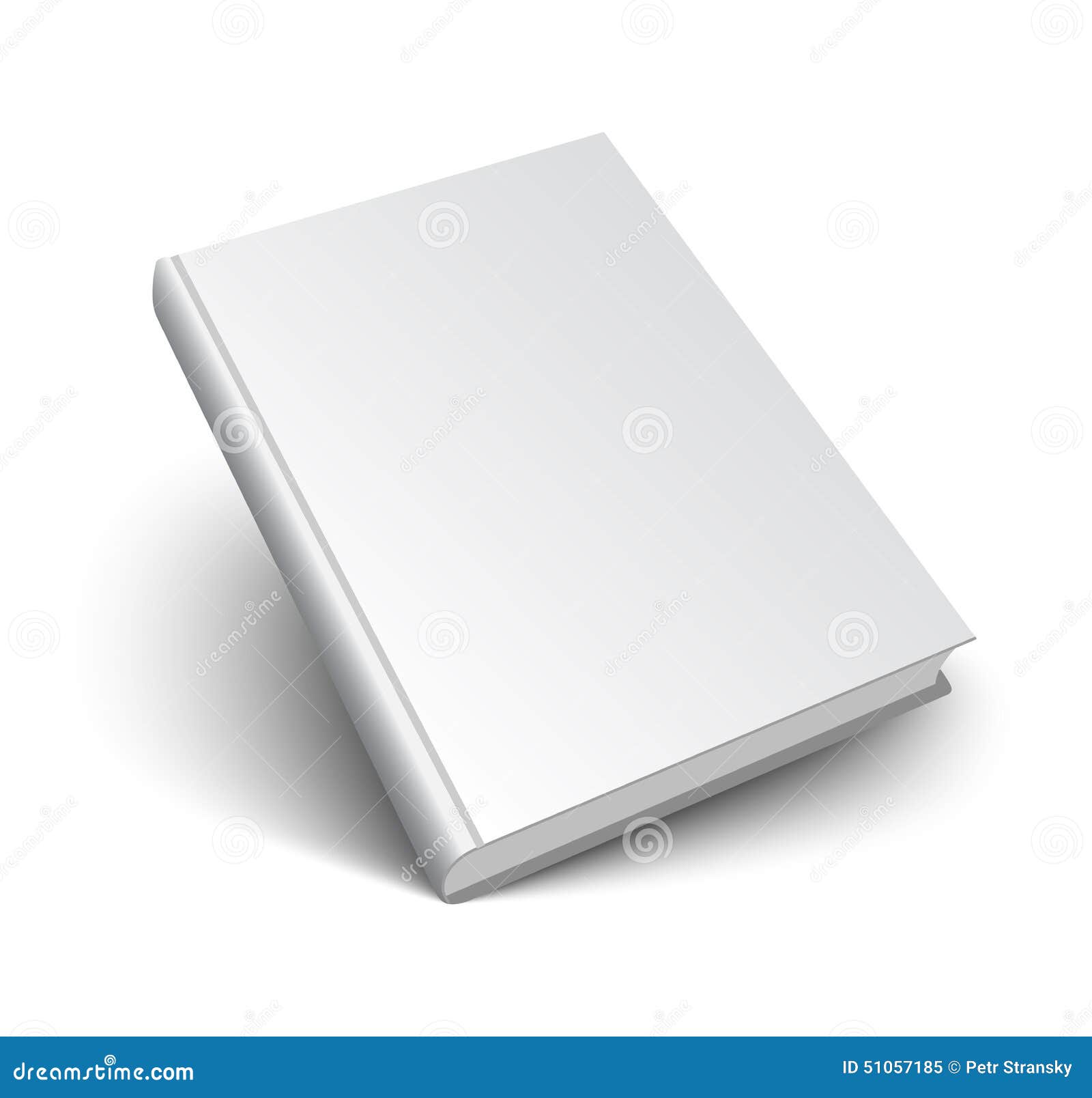 Libro En Blanco Del Vector En Blanco Ilustración del Vector ...