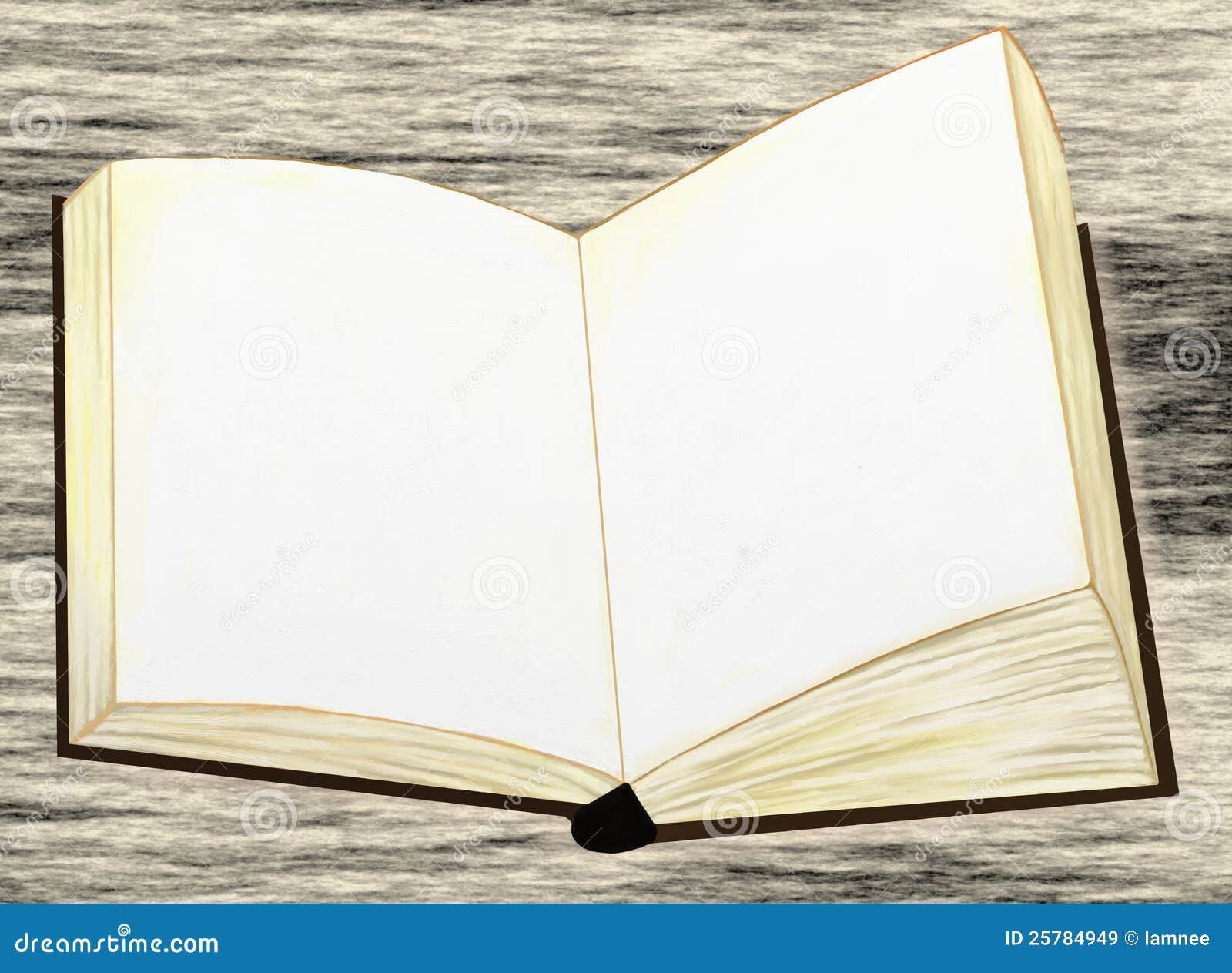 Libro En Blanco En El Vector Gris Stock de ilustración - Ilustración de ...