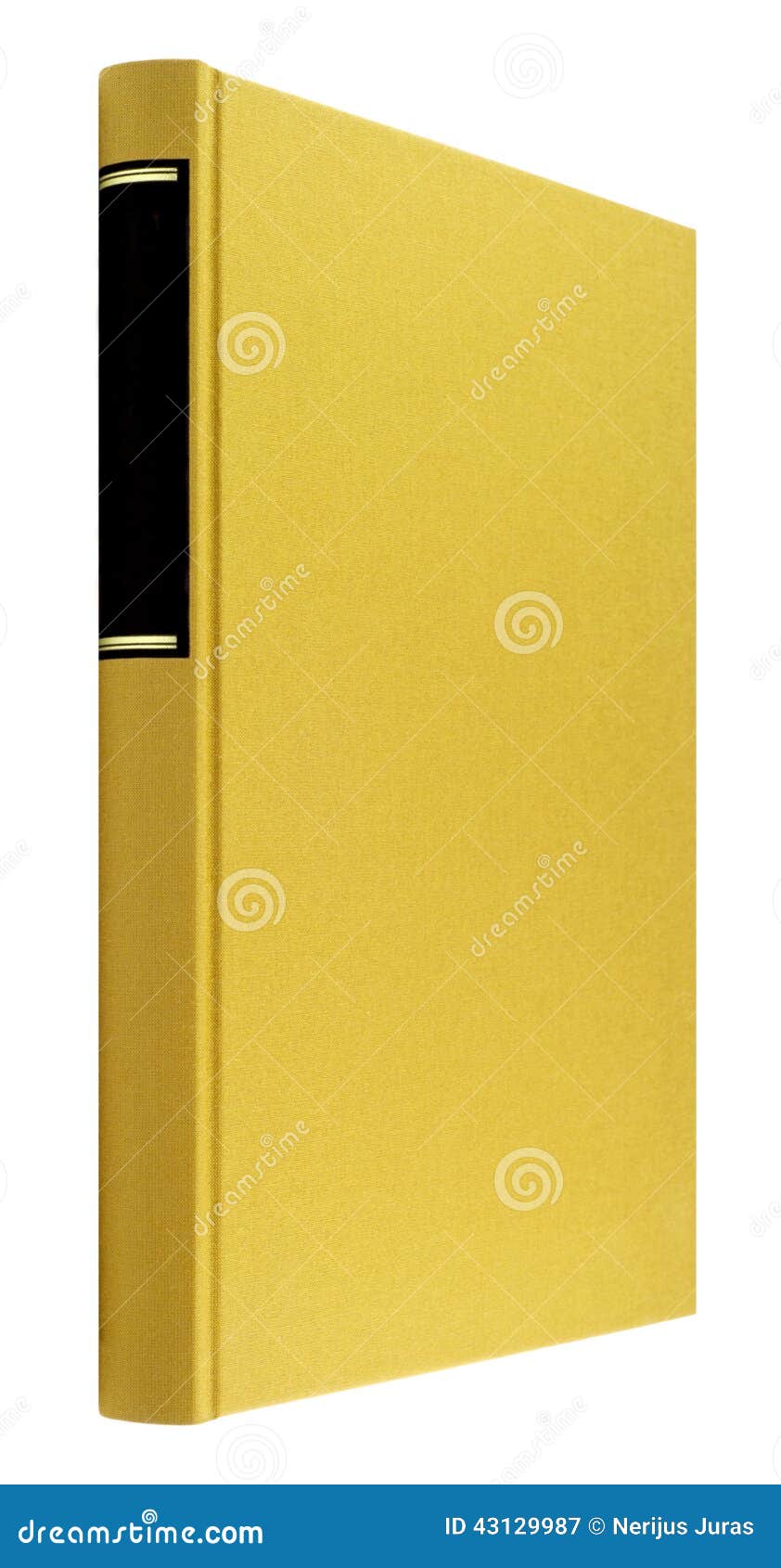 Libro Giallo Isolato Su Fondo Bianco Immagine Stock - Immagine di ...