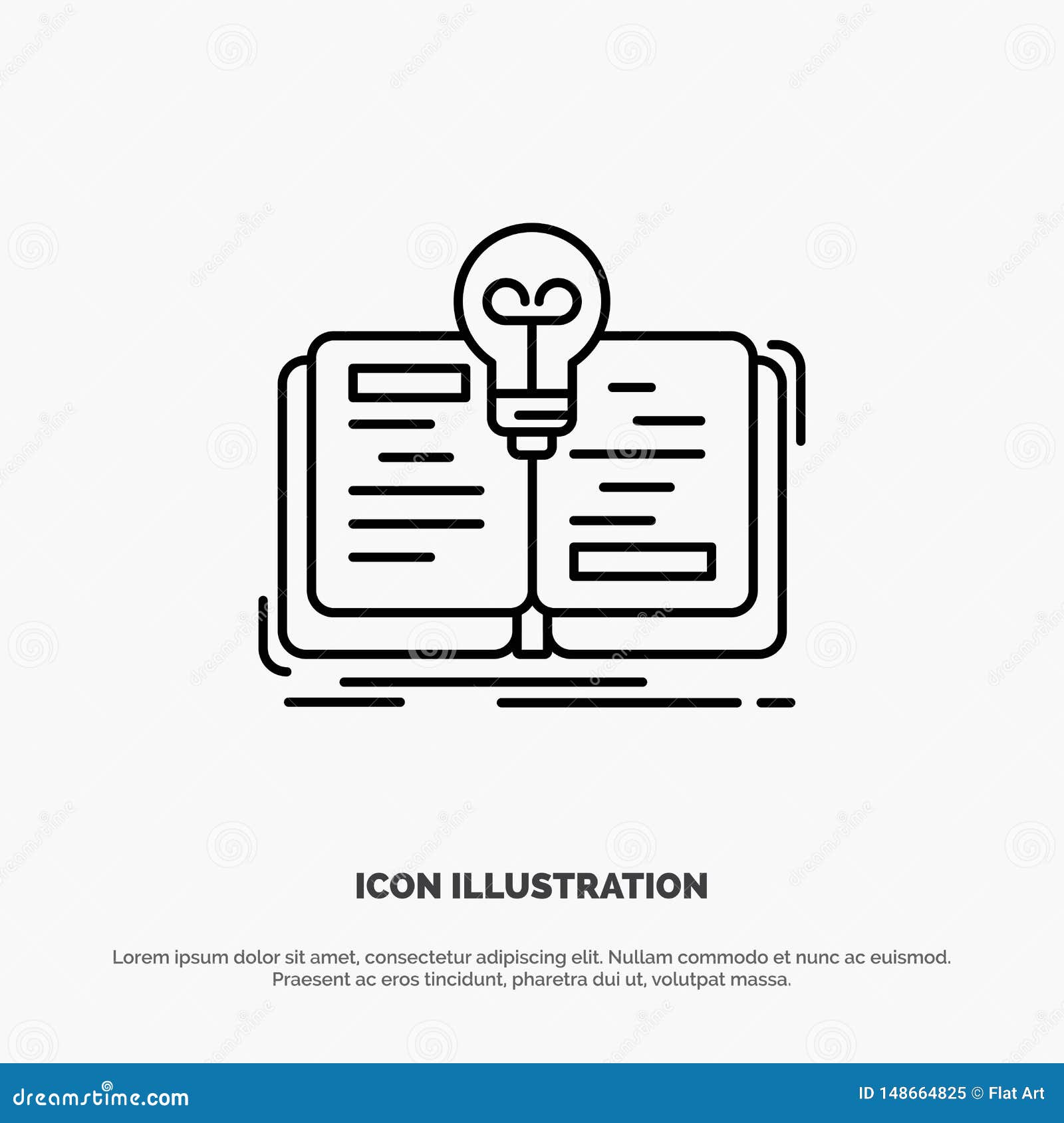 Libro, Idea, Novela, Vector Del Icono Del Argumento Ilustración del ...