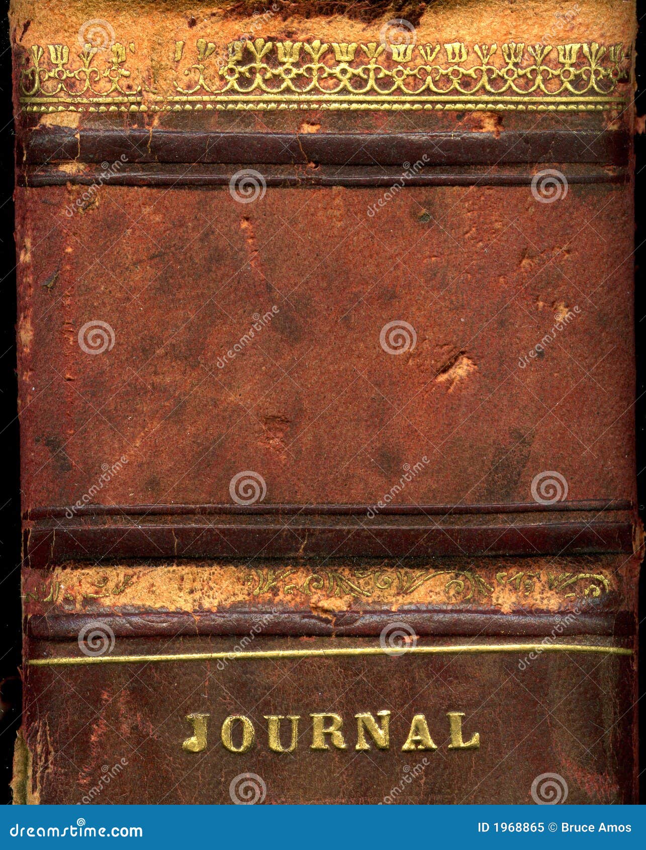 Libro rilegato di cuoio immagine stock. Immagine di rustico - 1968865