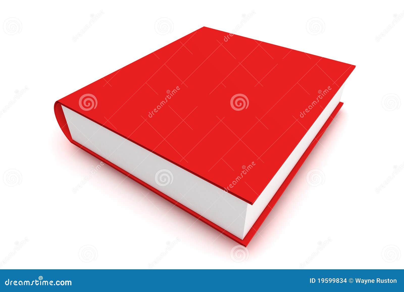 Libro rojo stock de ilustración. Ilustración de aprenda - 19599834