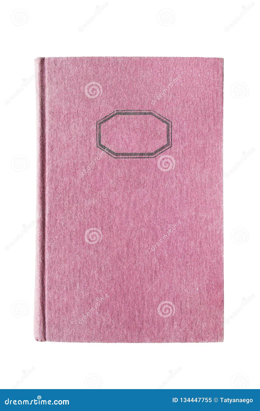 Libro rosado aislado imagen de archivo. Imagen de cuaderno - 134447755