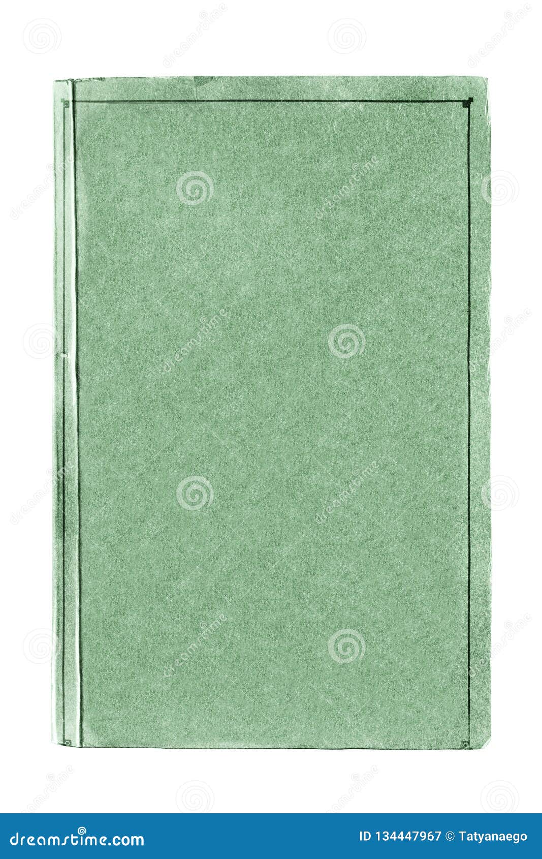 Libro verde aislado imagen de archivo. Imagen de cuaderno - 134447967