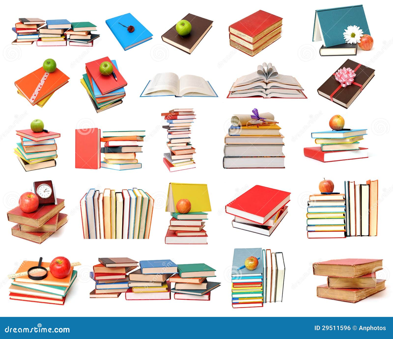 Libros coloridos stock de ilustración. Ilustración de textbook - 29511596