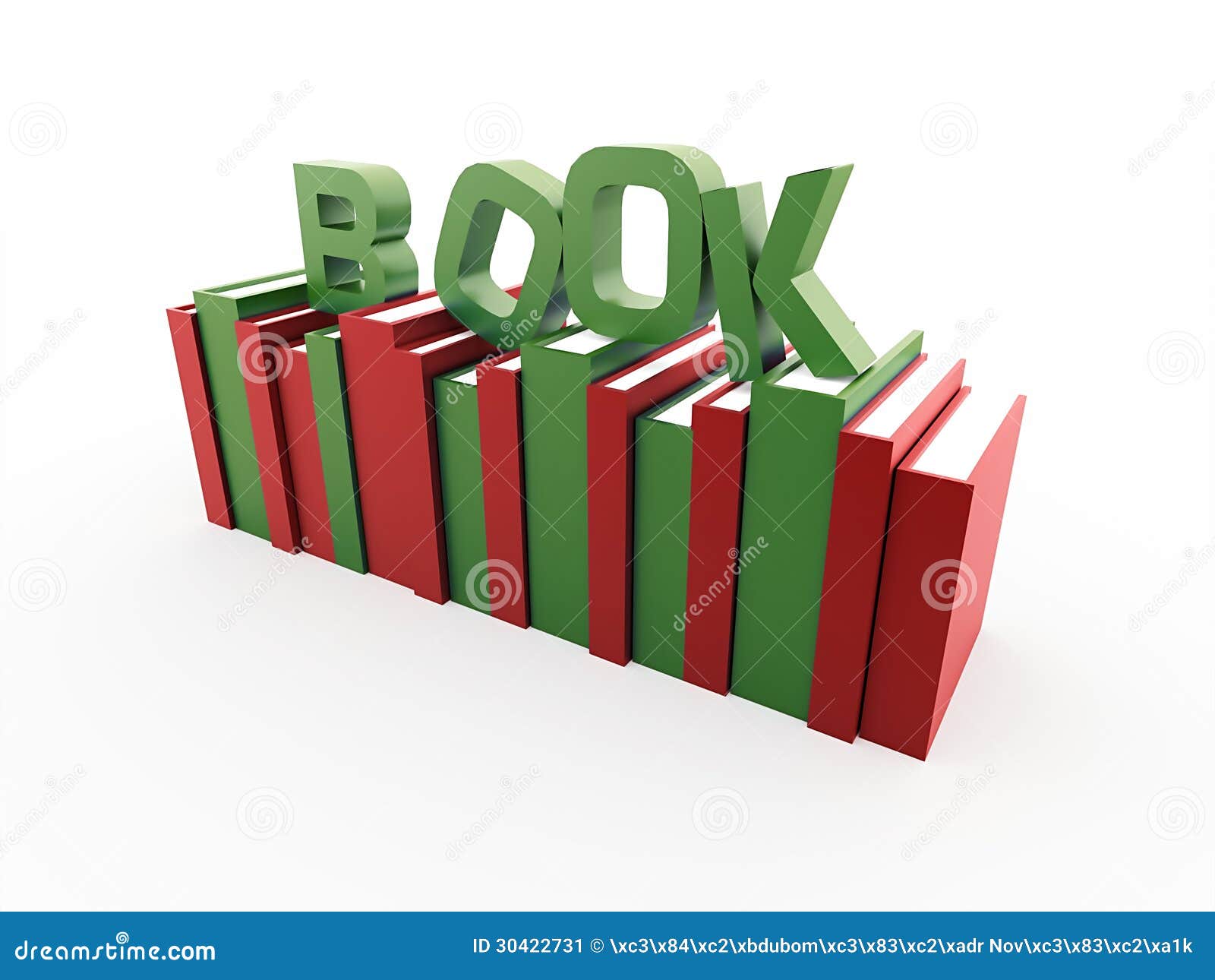 Libros Con La Palabra Del Libro Stock de ilustración - Ilustración de ...