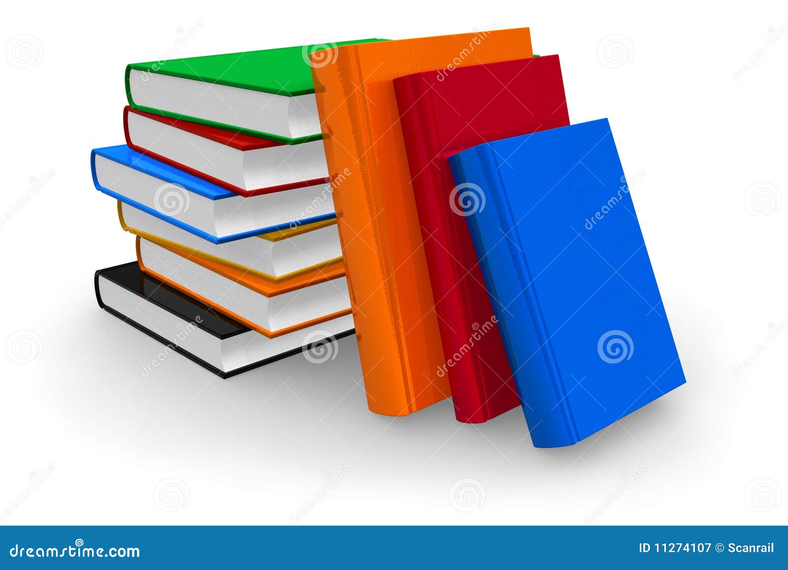 Libros del color stock de ilustración. Ilustración de color - 11274107