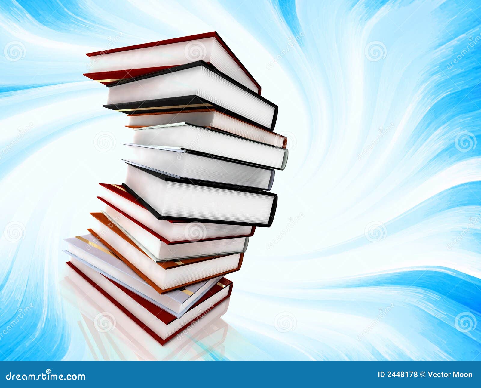 Libros en fondo abstracto foto de archivo. Imagen de aprenda - 2448178