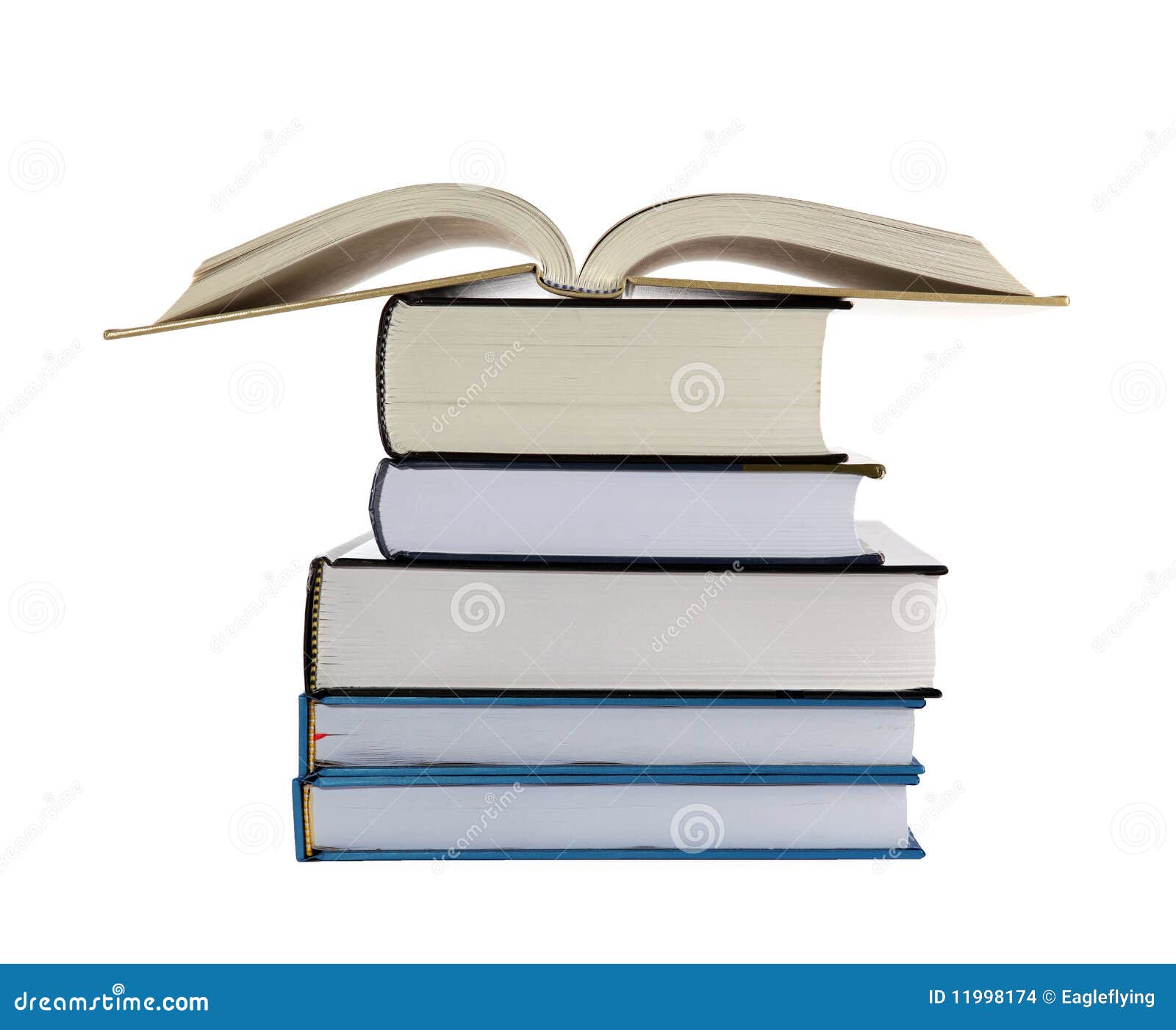 Libros grandes foto de archivo. Imagen de color, pila - 11998174