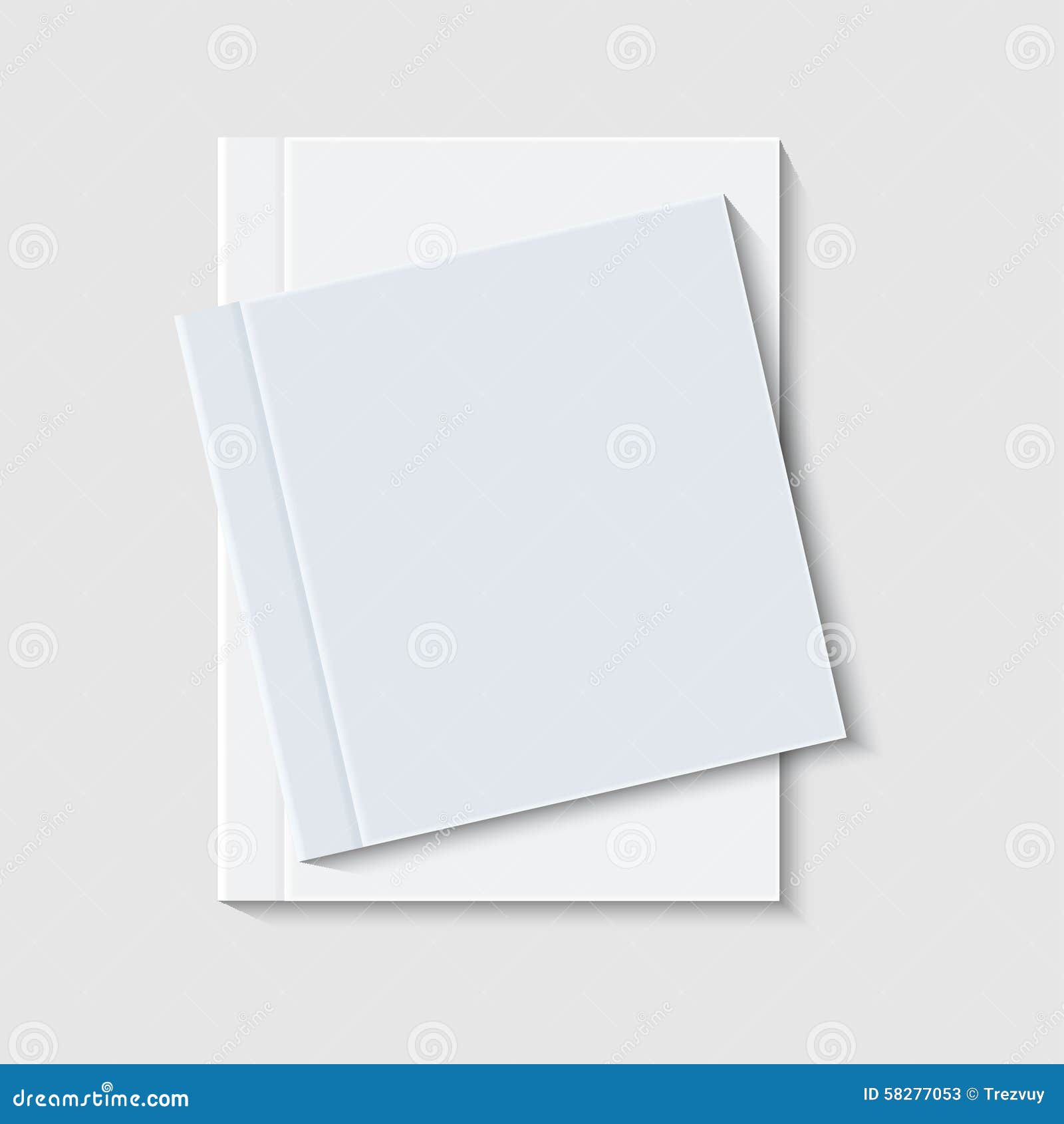 Libros O Folleto Modernos Del Vector Sobre Blanco Ilustración del ...