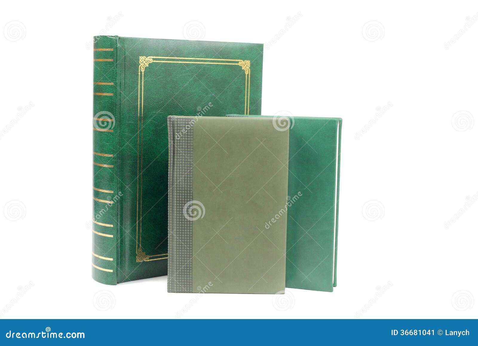 Libros verdes imagen de archivo. Imagen de lino, cuero - 36681041