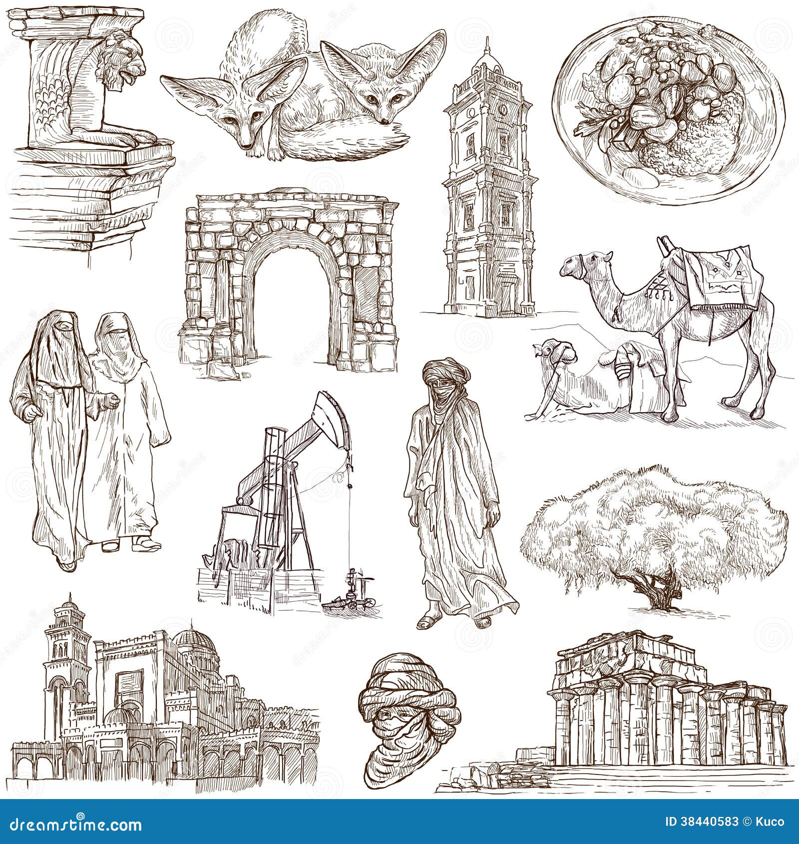 Libya stock vector. Illustration of collection, classic - 38440583