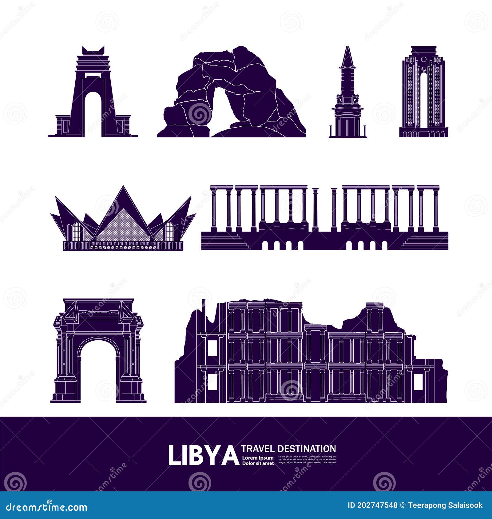 Libya Map. Vector Illustration | CartoonDealer.com #9362534