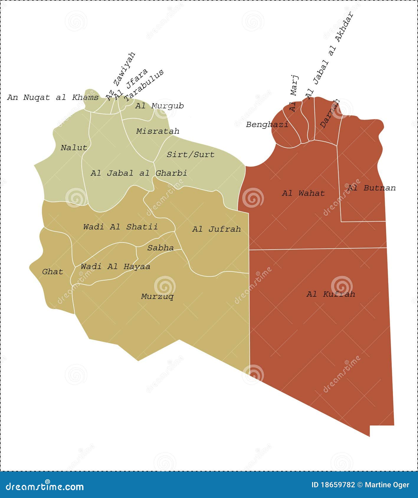 Libya map. stock vector. Illustration of destinations - 18659782