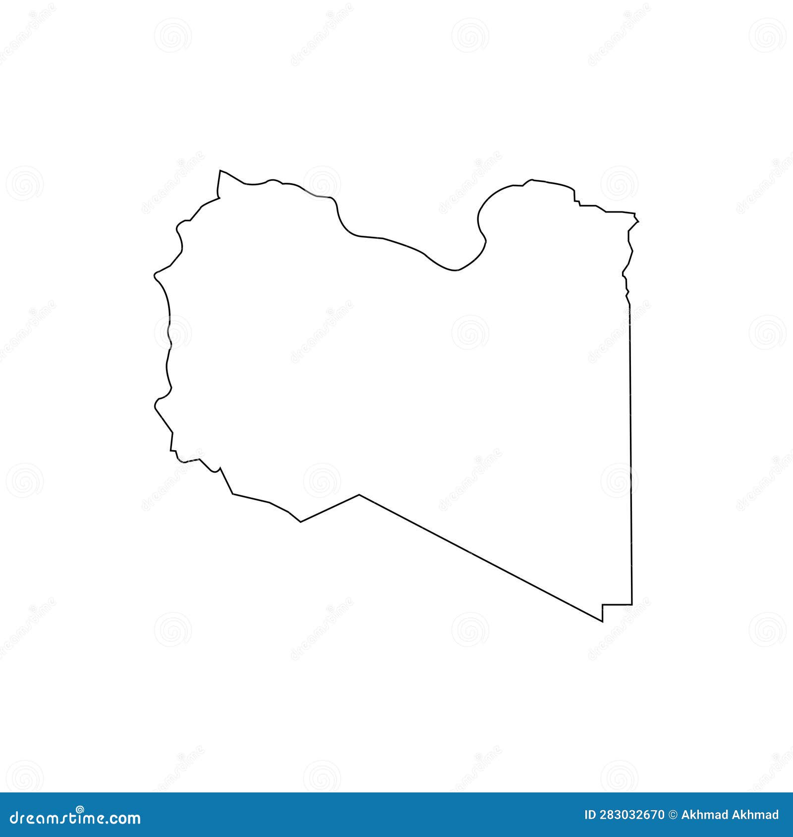 Libya map icon stock vector. Illustration of tower, reservoir - 283032670