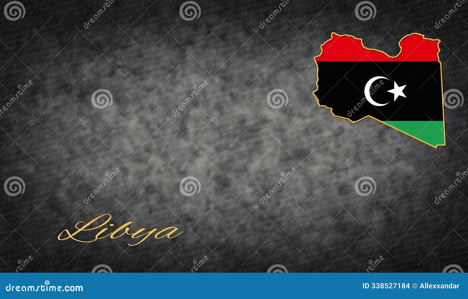 Libya Symbols, Map of Libya Stock Photo - Image of reserves, african ...