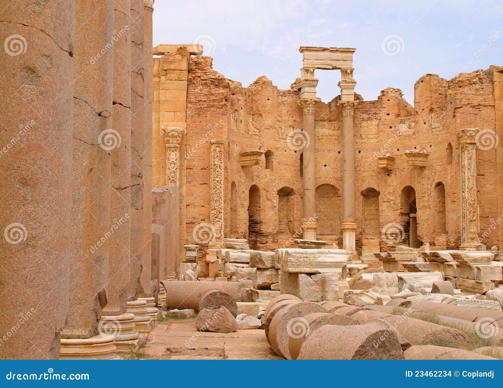 Libya Tripoli Leptis Magna stock photo. Image of magna - 23462234