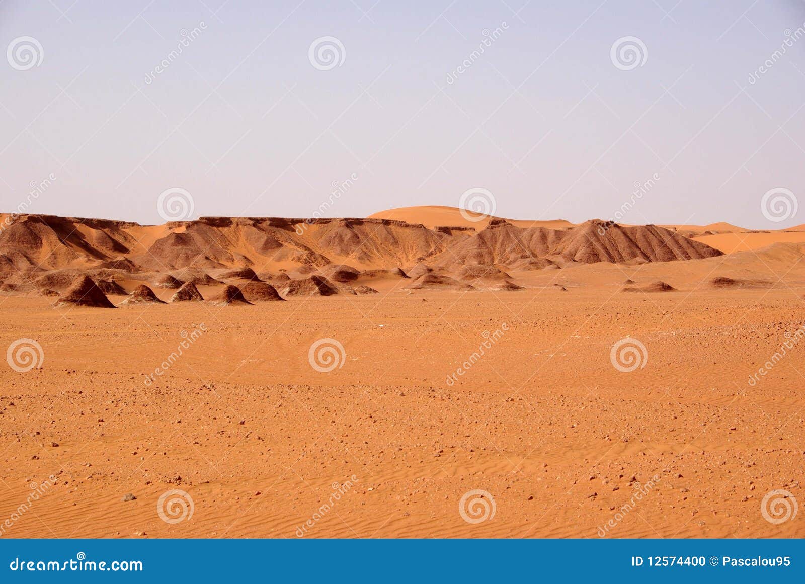 Libyan desert stock photo. Image of stone, expanse, scenery - 12574400
