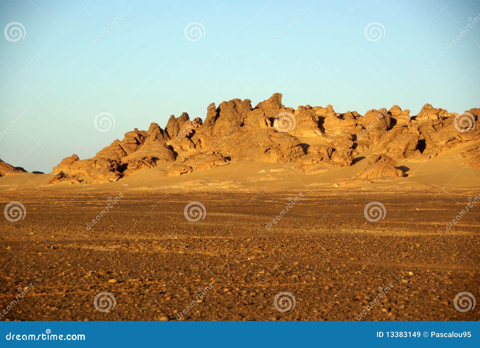 Libyan desert stock image. Image of landscape, scenery - 13383149