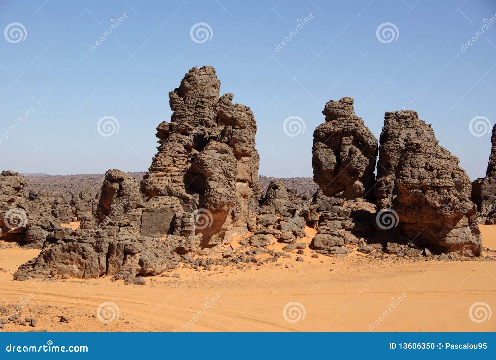 Libyan desert stock photo. Image of peak, stone, libya - 13606350