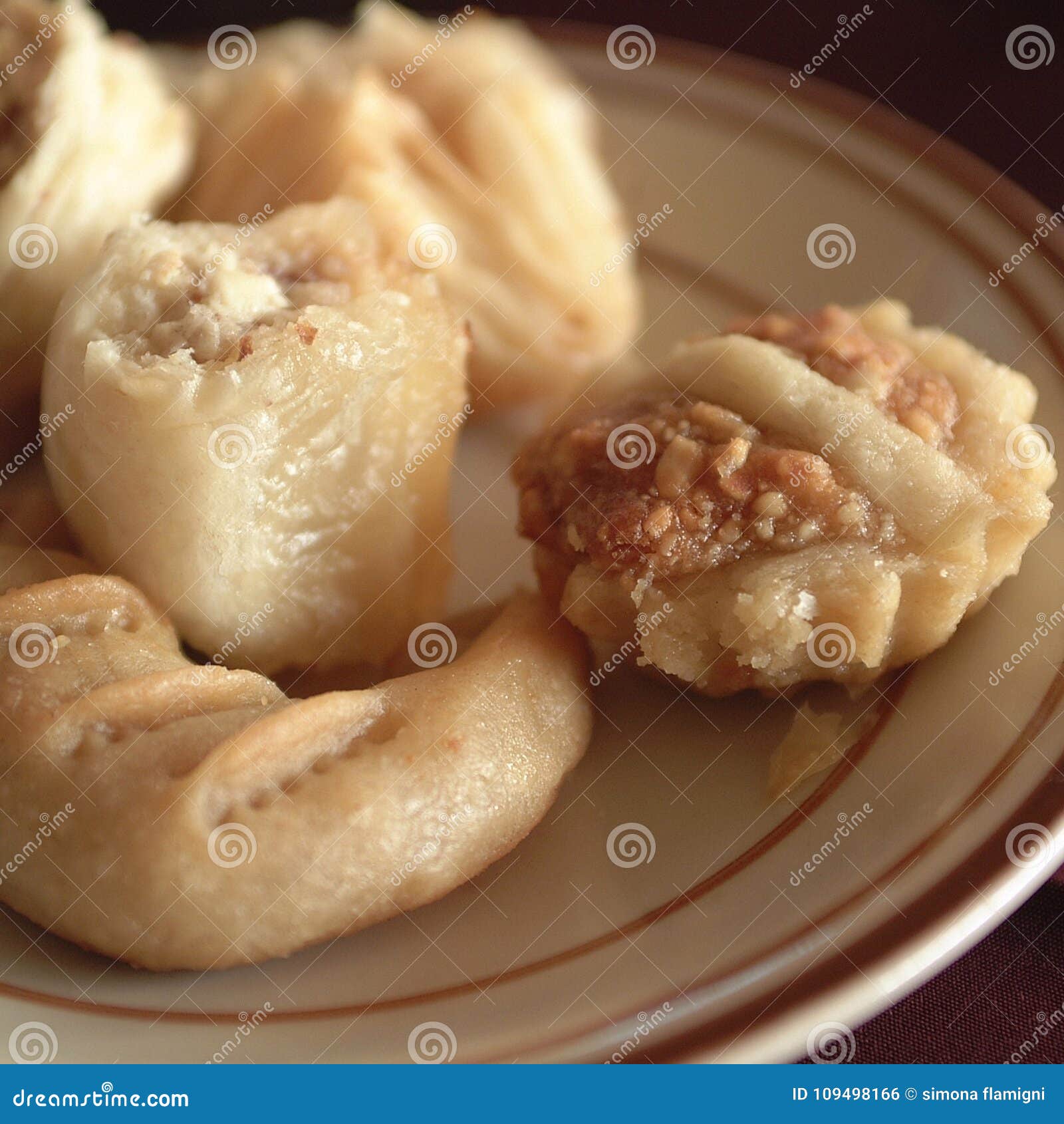 Libyan Desserts Served for Lunch Stock Photo - Image of asian, dessert ...