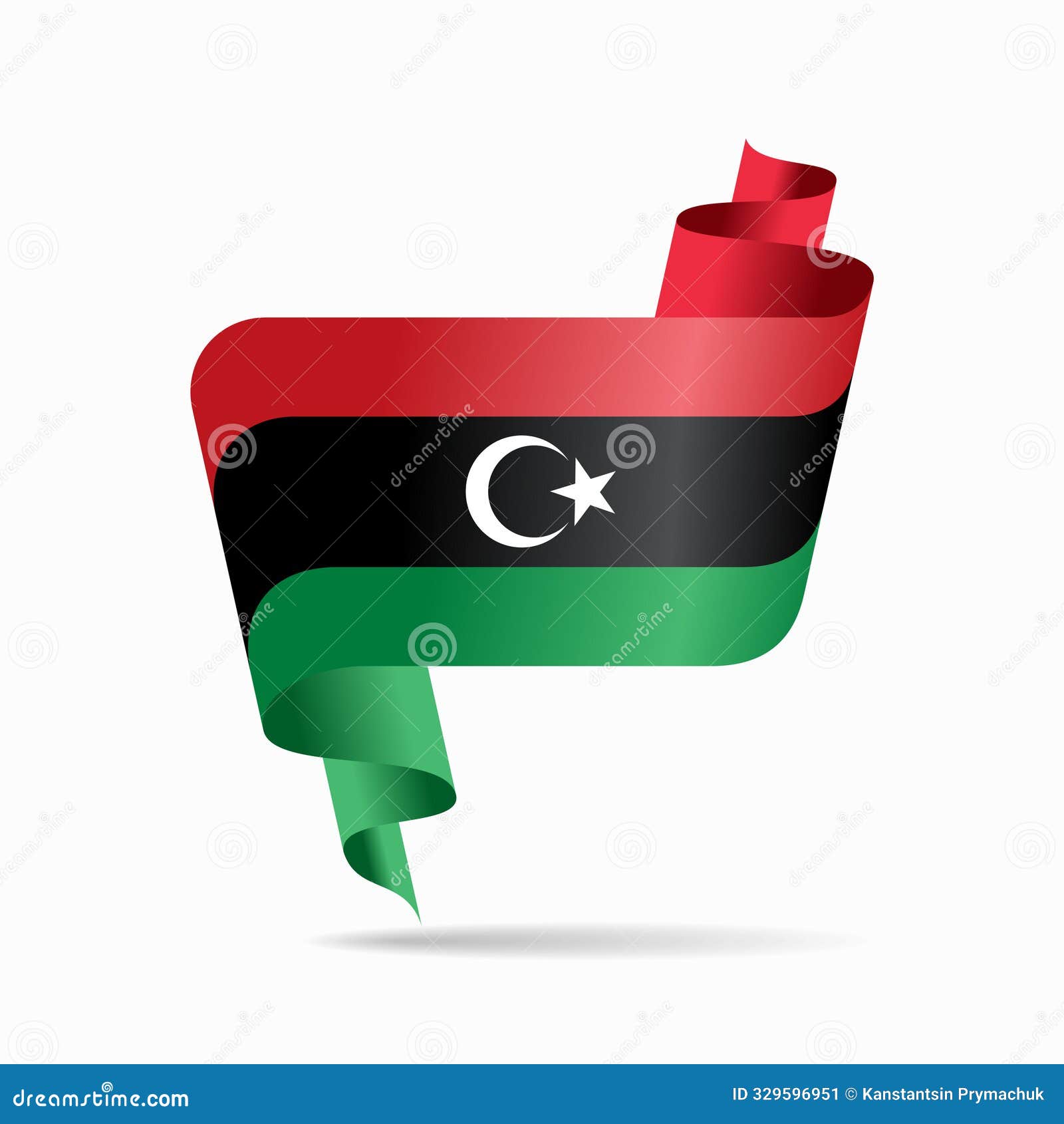 Libyan Vector Grey And Silver Polygonal Mosaic 3d Map | CartoonDealer ...