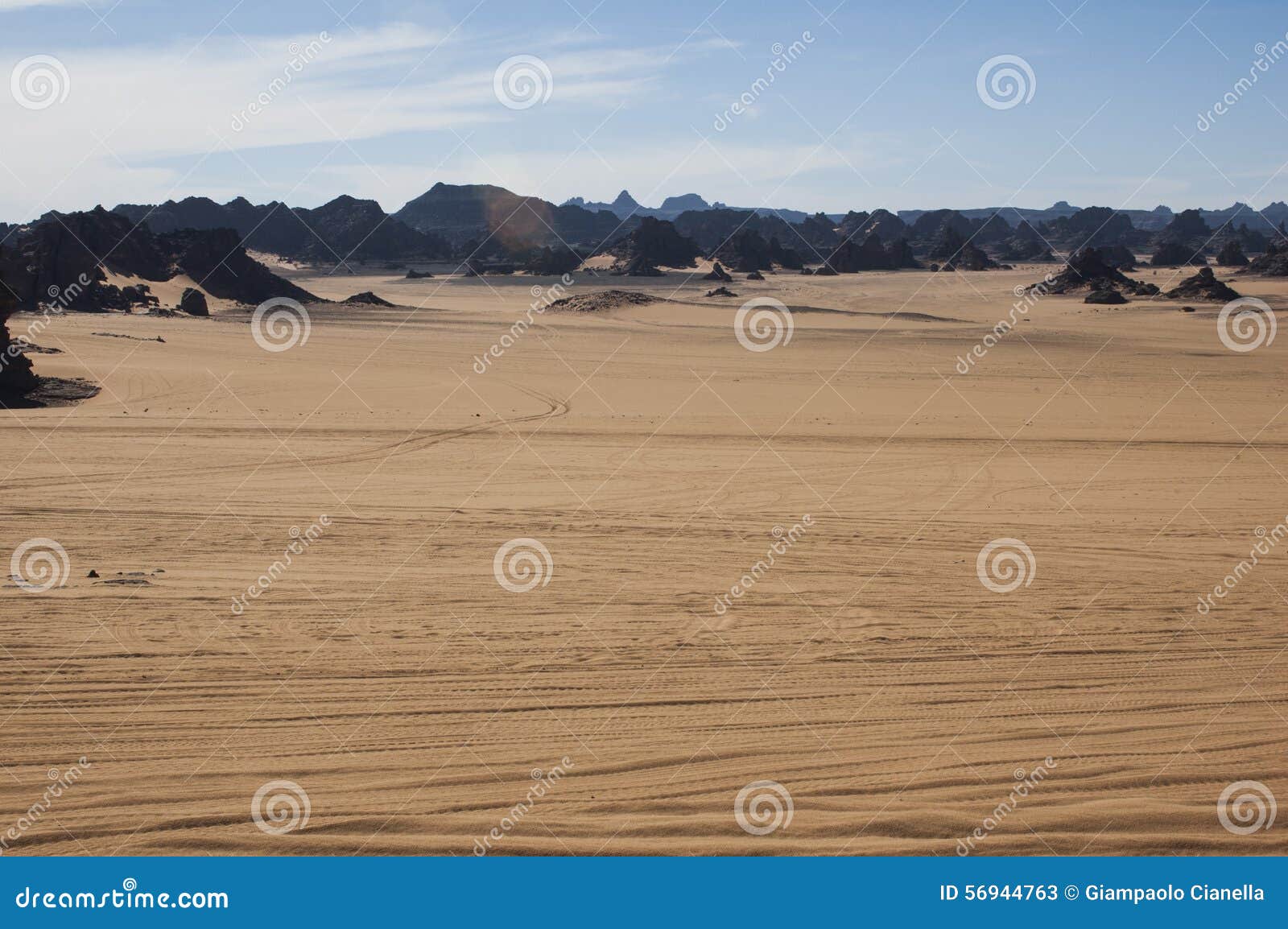 Libyan sahara desert stock image. Image of sandstone - 56944763