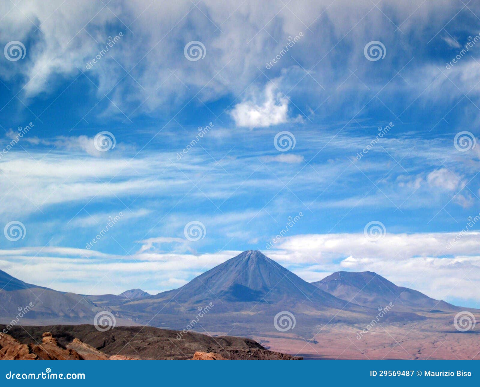 Licancabur Volcano stock image. Image of andes, sand - 29569487