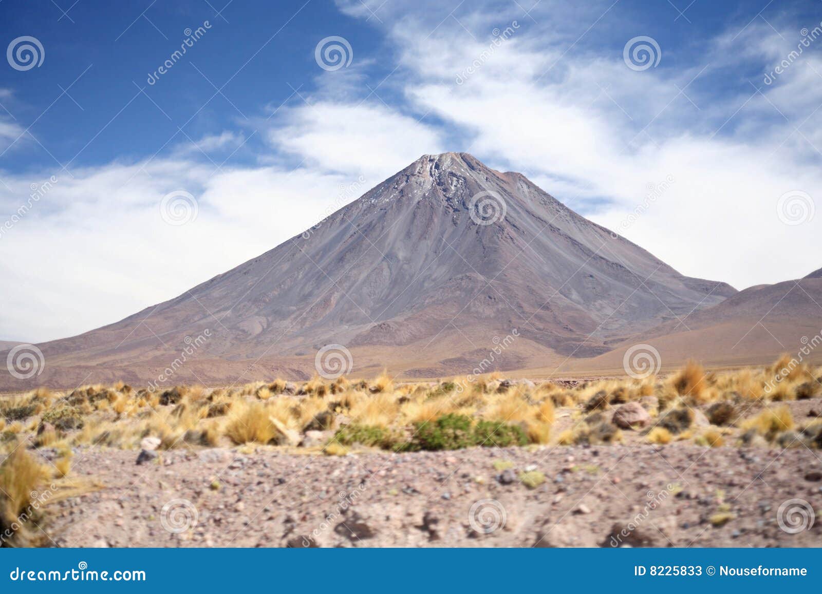 Licancabur volcano stock image. Image of climbing, verde - 8225833