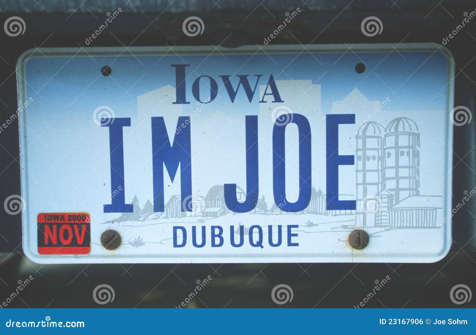 License Plate in Iowa editorial photo. Image of states - 23167906