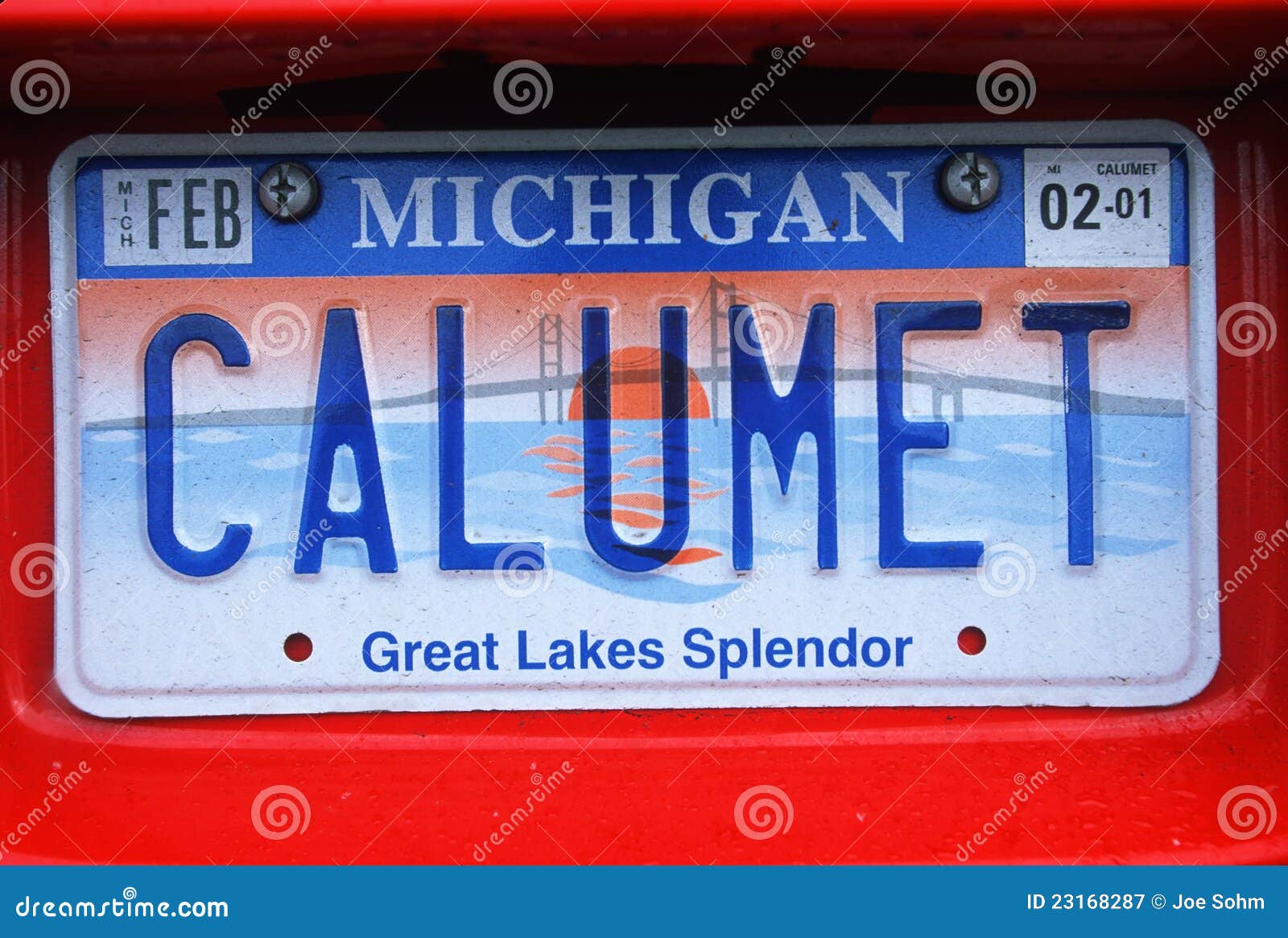 License Plate in Michigan editorial photography. Image of conceit ...