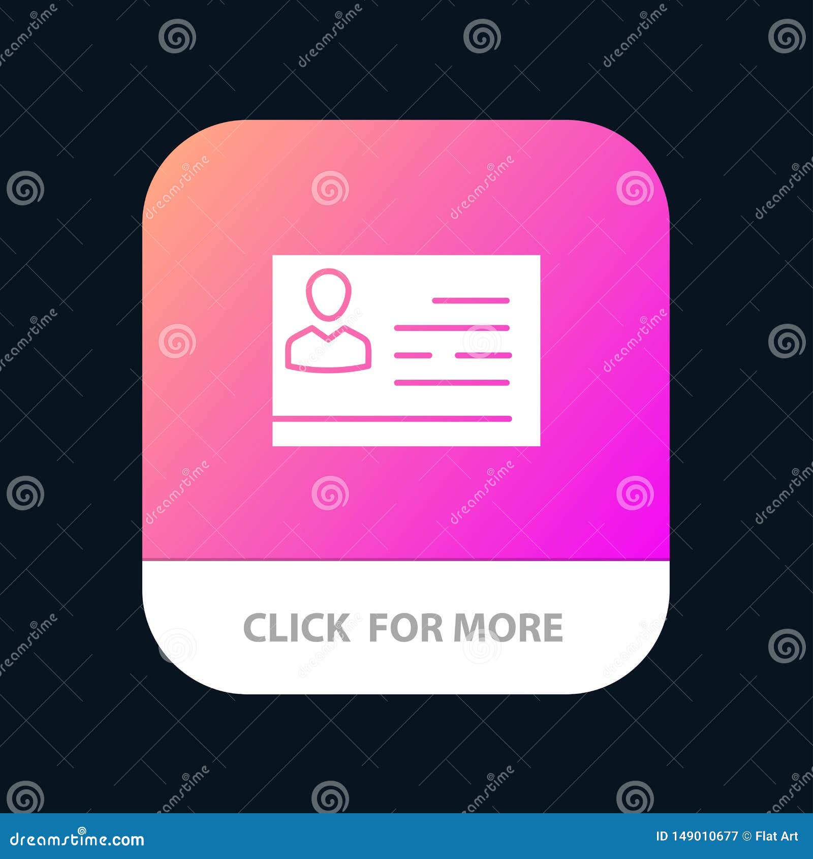 License To Work, License, Card, Identity Card, Id Mobile App Button ...