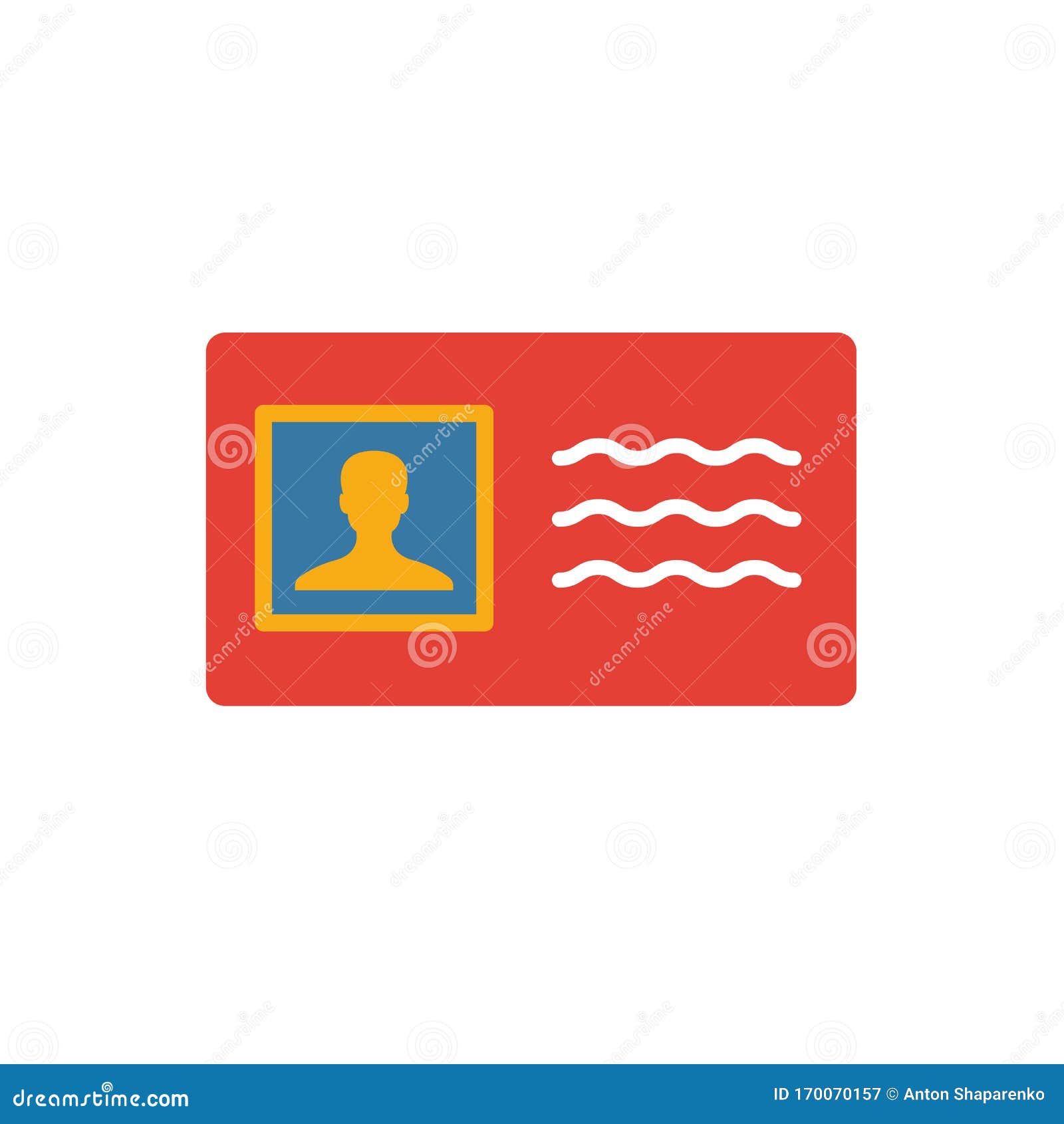 License To Work Icon. Flat Creative Element From Business Ethics Icons ...