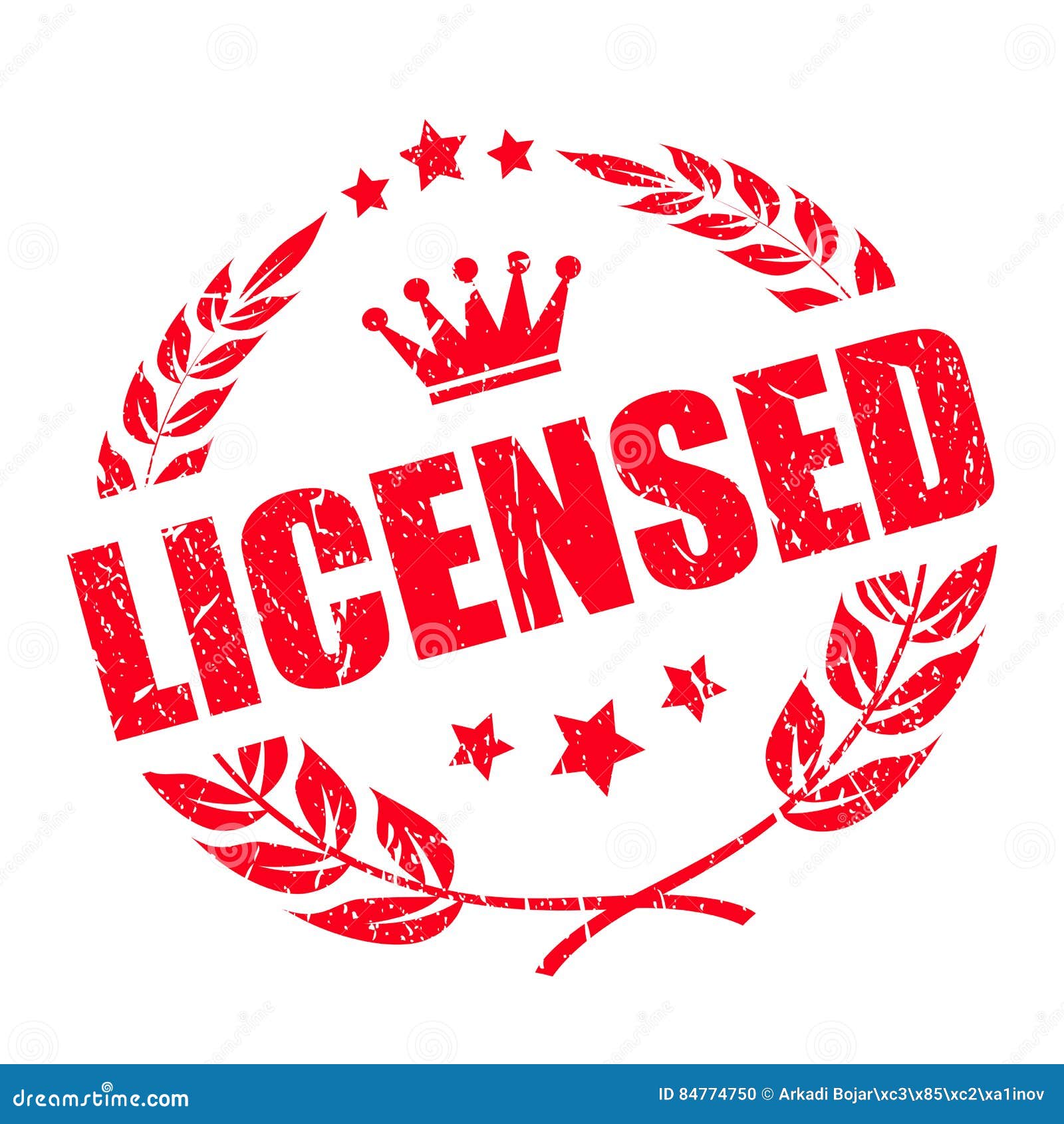 Licensed Product Vector Gold Seal | CartoonDealer.com #107804370