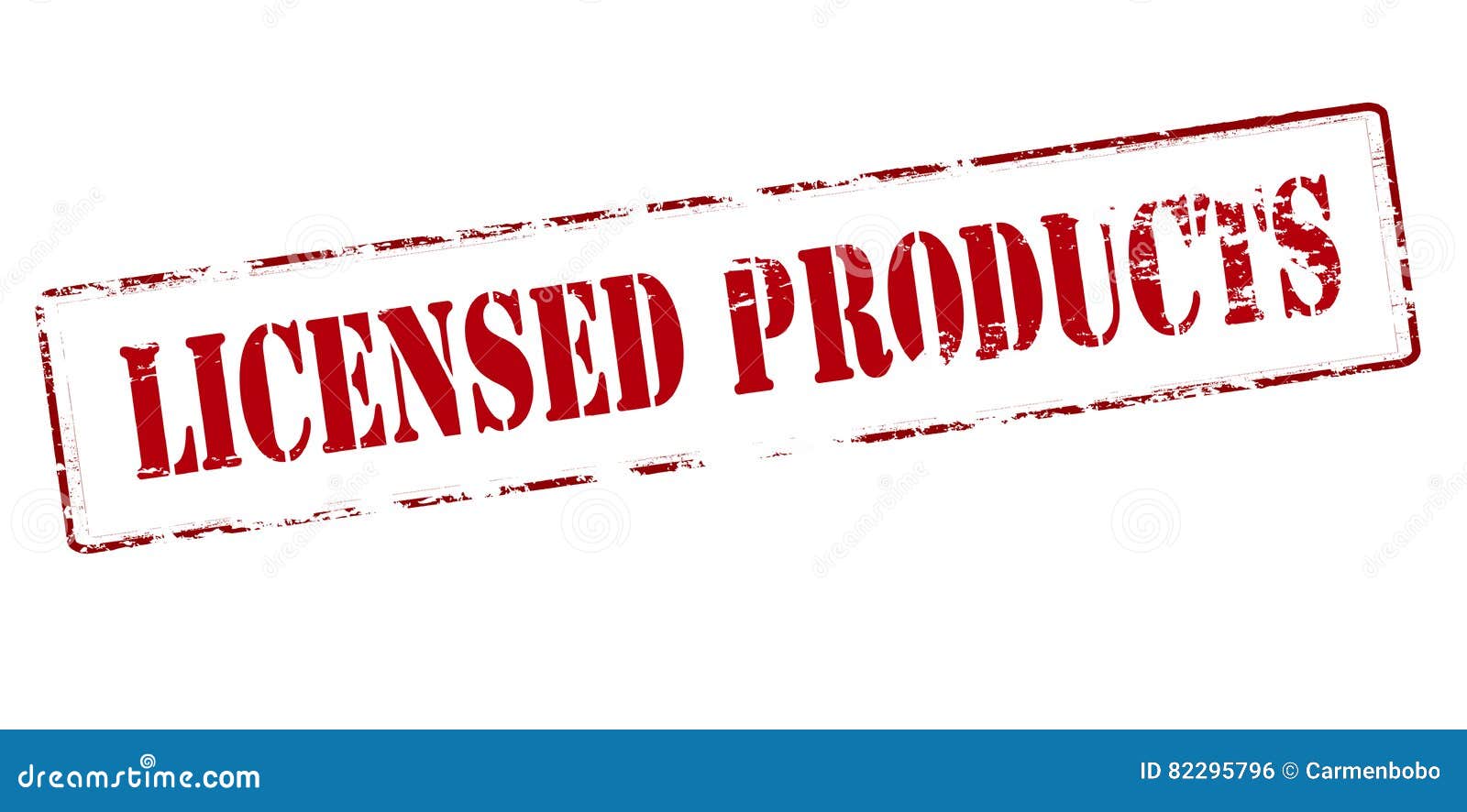 Licensed products stock vector. Illustration of miscellaneous - 82295796
