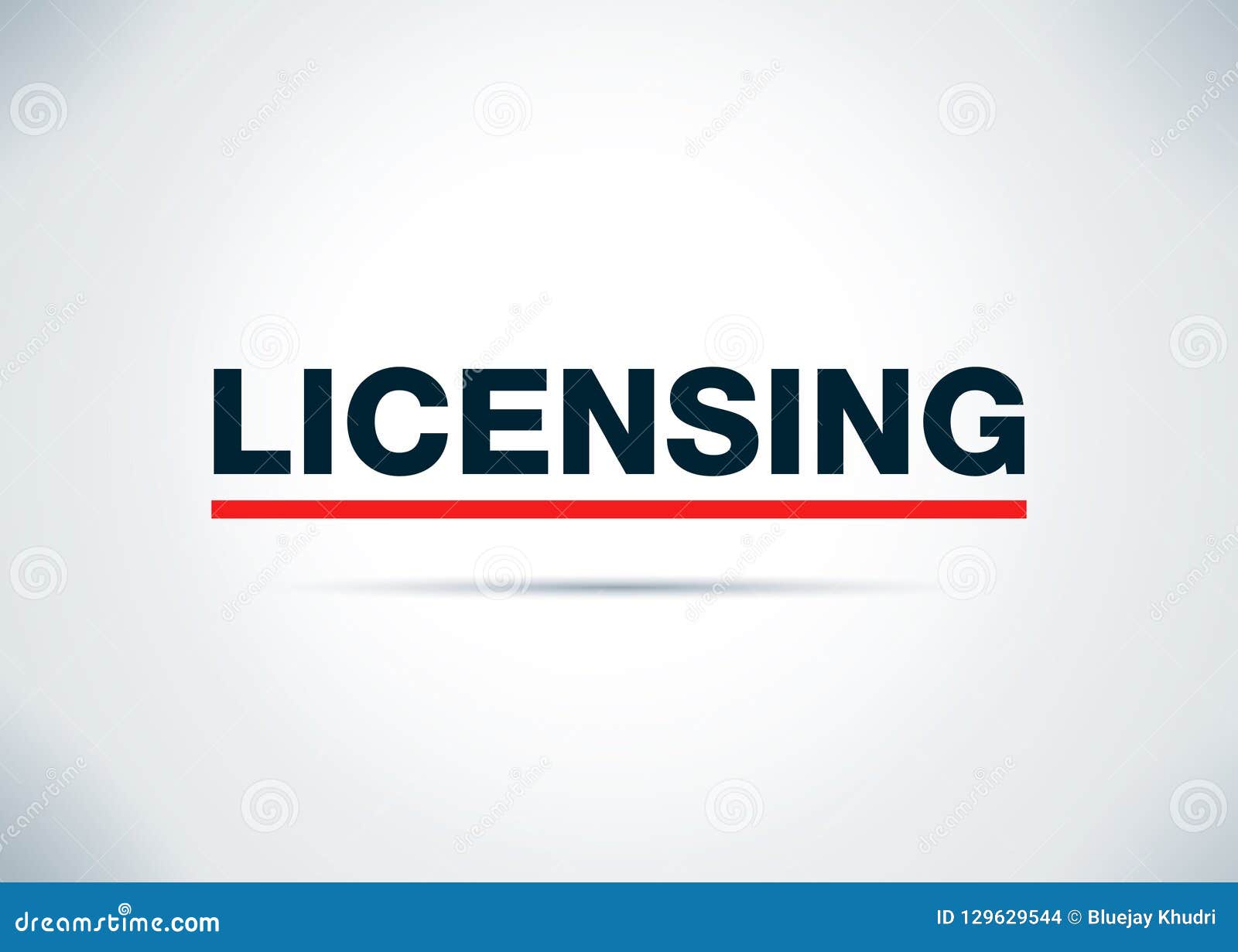 Licensing Flat Line Icon. Certificate Sign, Patent Illustration. Thin ...