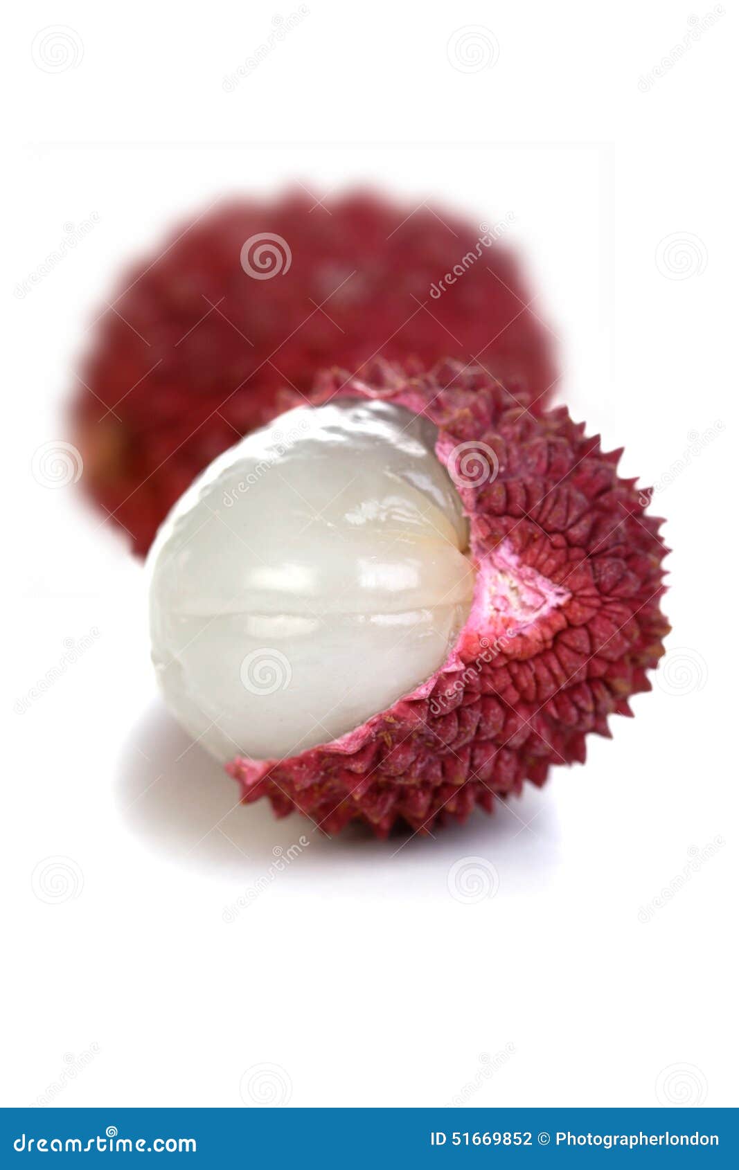 Lichee stock photo. Image of gourmet, isolated, asian - 51669852