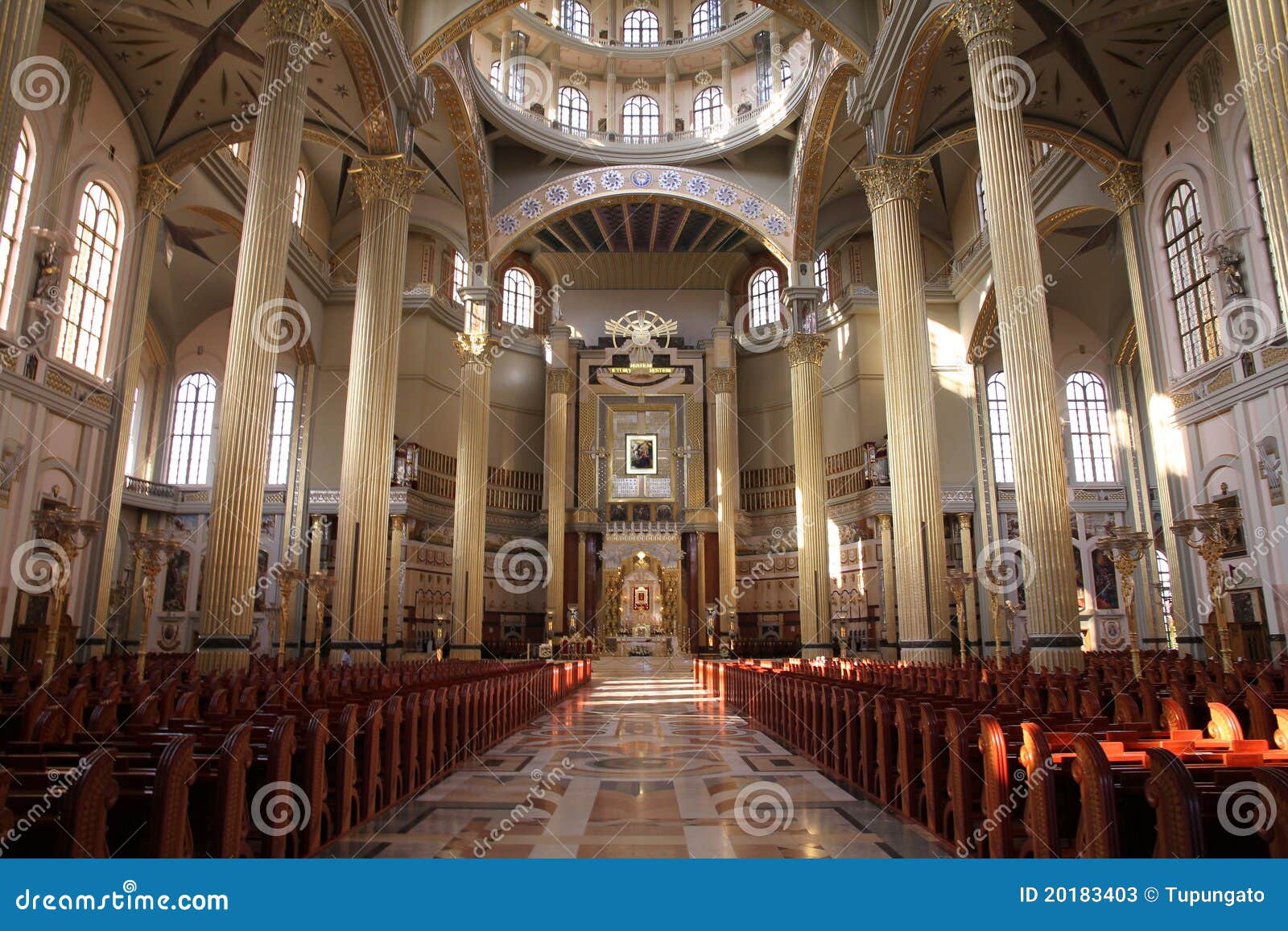 Lichen basilica, Poland stock image. Image of landmark - 20183403