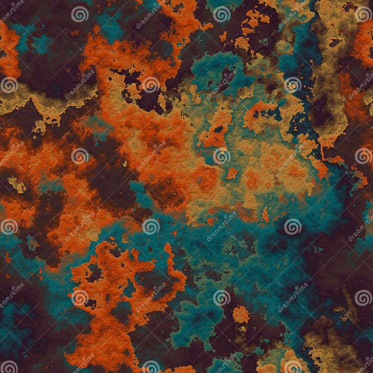 Lichen Old Rock Repeating Pattern Stock Illustration - Illustration of ...