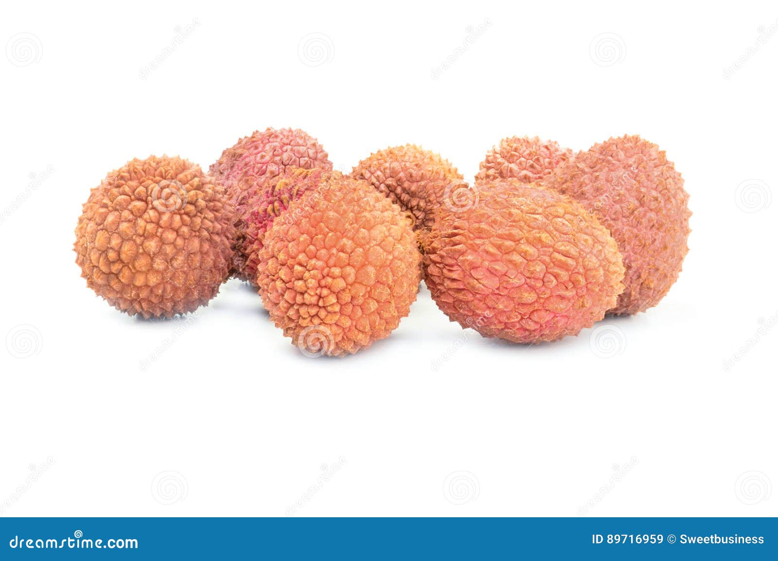 Lichi isolated on white stock image. Image of lychee - 89716959