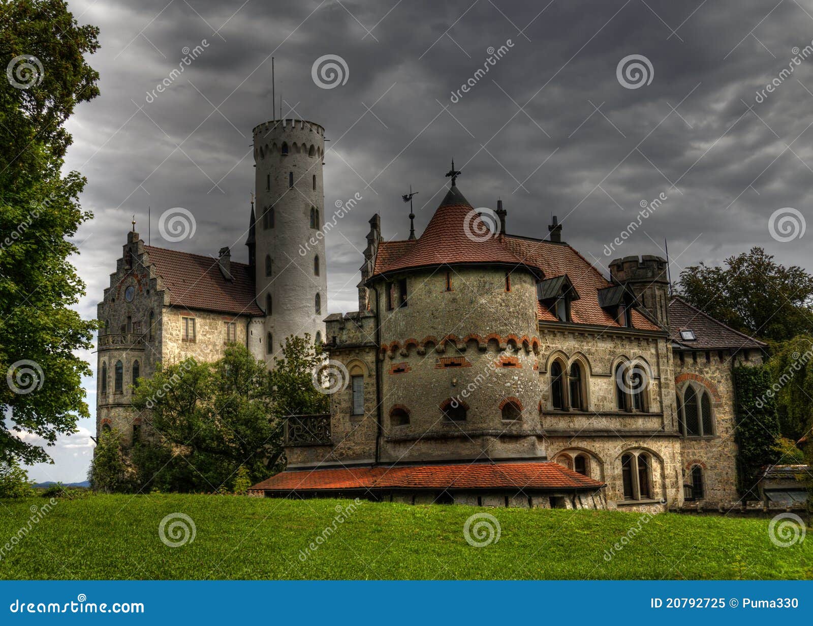 Lichtenstein Castle Royalty-Free Stock Photo | CartoonDealer.com #59083299