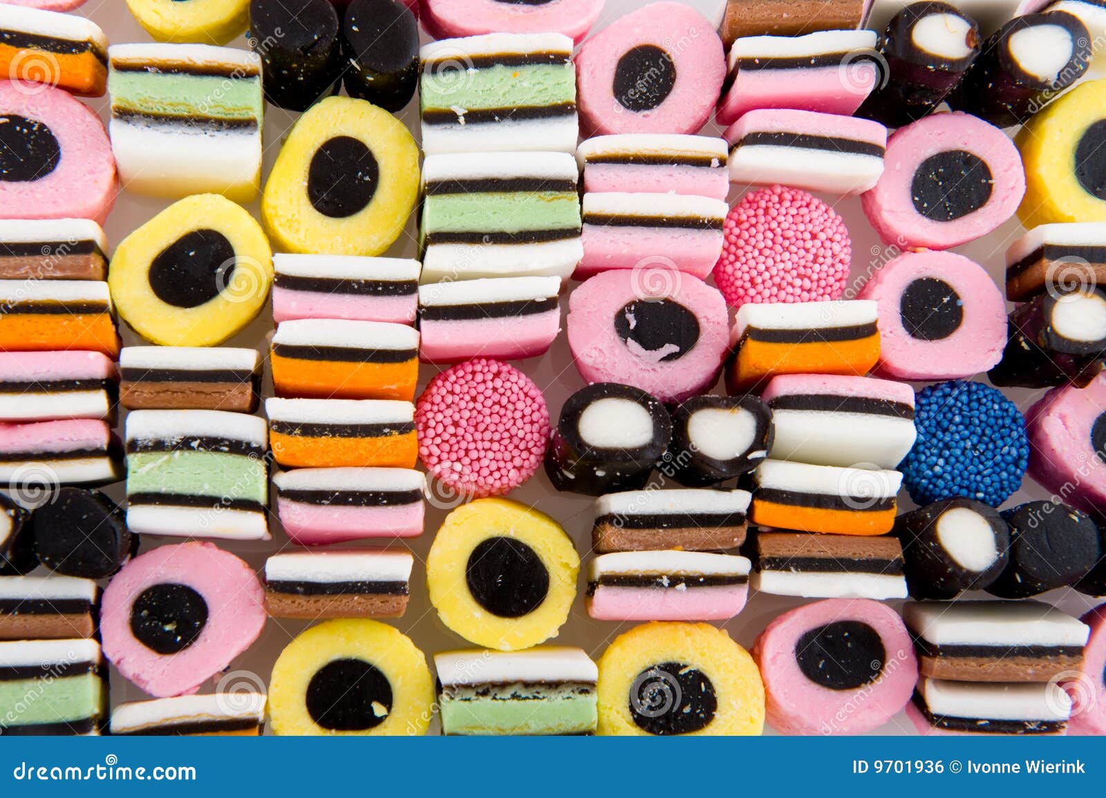 Licorice allsorts stock photo. Image of colored, stacked - 9701936