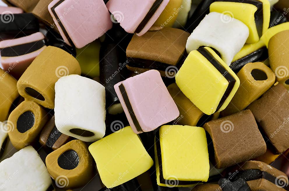 Licorice sweets stock photo. Image of pink, close, drops - 20412920