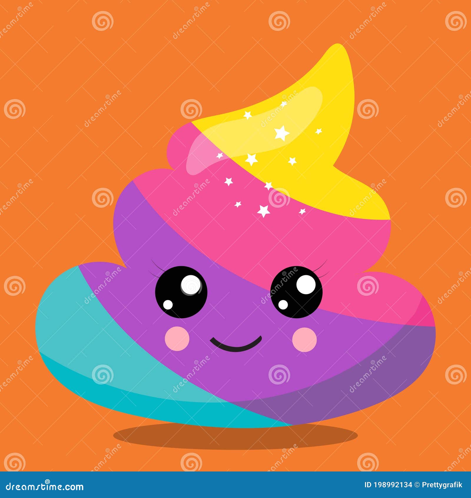 Licorne caca 09 illustration de vecteur. Illustration du licorne ...