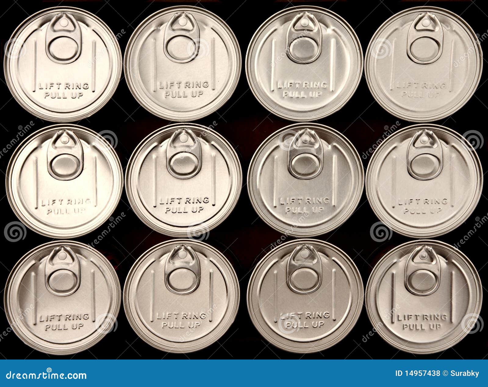 Lid of can stock photo. Image of sealed, round, ring - 14957438