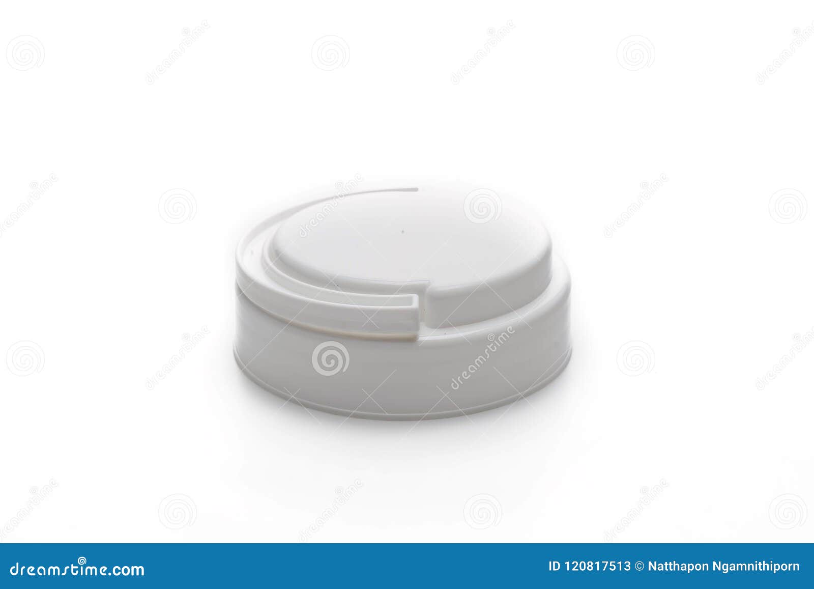 Lid of Packaging on White Background Stock Image - Image of white ...